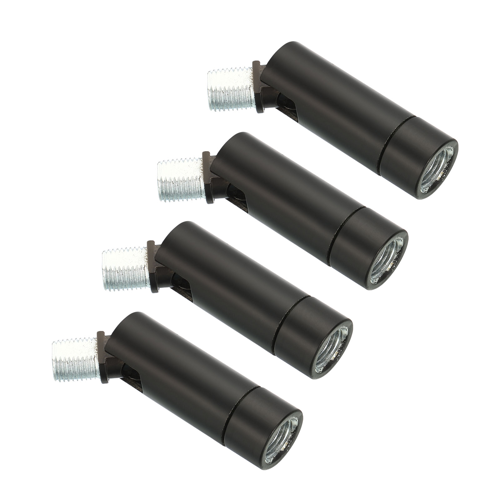 Uxcell 90/350 Degree Sloped Ceiling Light Adapter M10 Thread Black, 4 ...