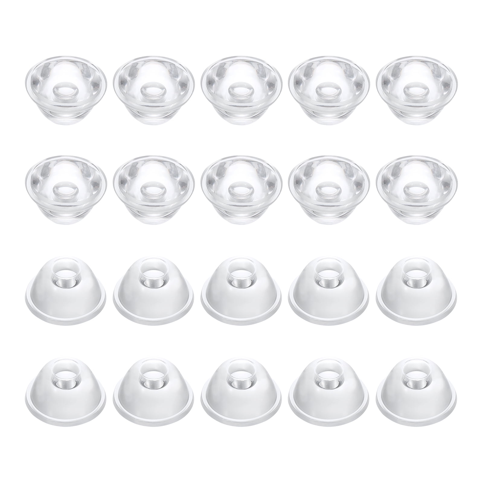 Uxcell 90 Degree 20mm High Power LED Lens, 20 Pcs LED Reflector ...