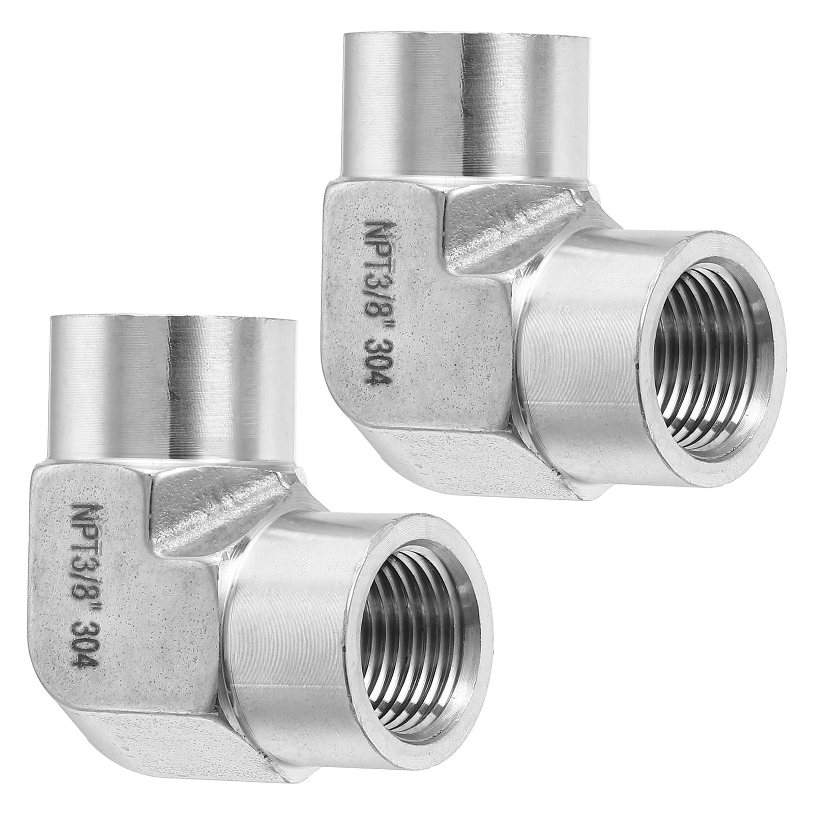 Uxcell 90 Degree Barstock Street Elbows Forged Pipes Fitting for Air ...