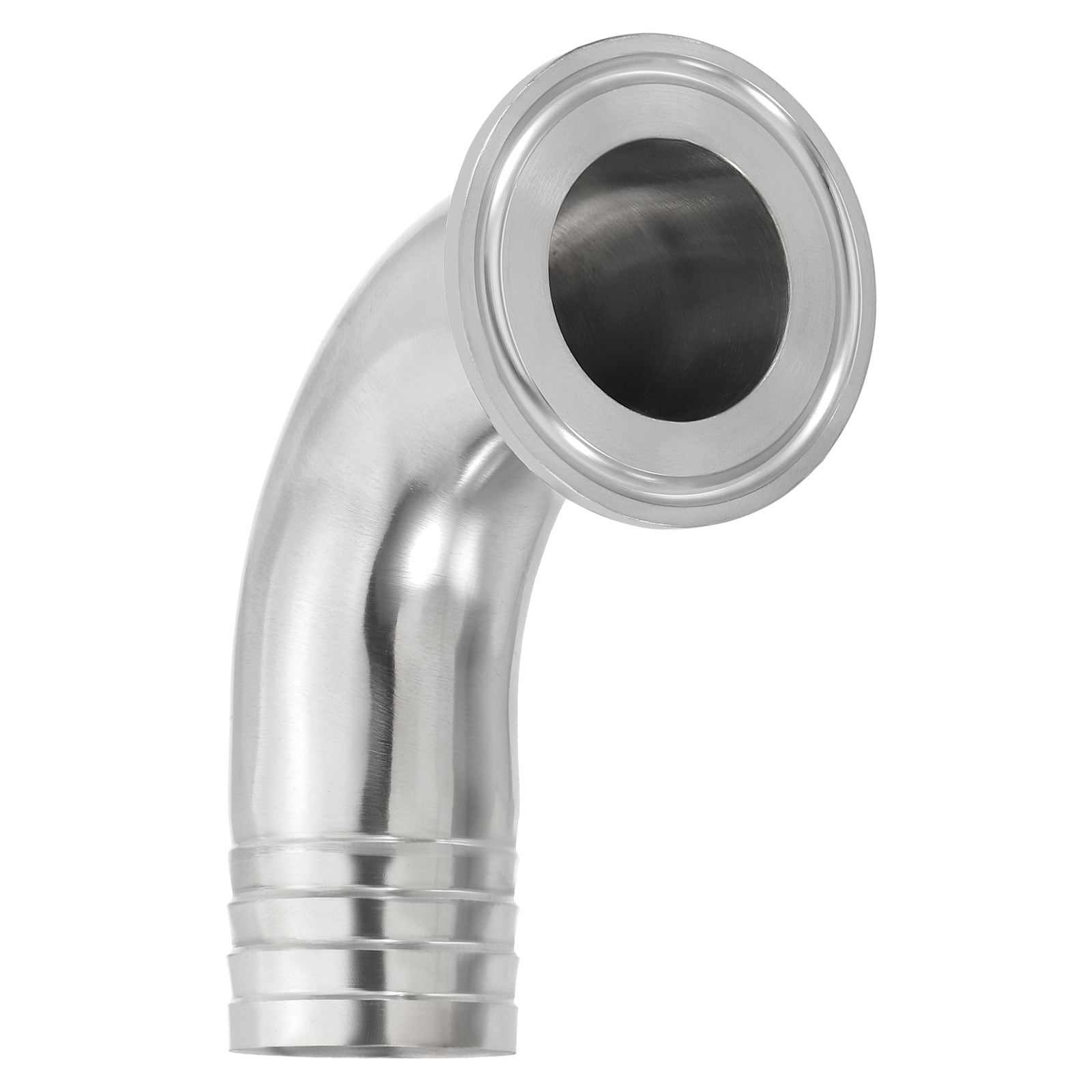 Uxcell 90 Degree Elbow Tri Clamps Hose Barb, Hose Barb Pipe Fitting 1 1 ...