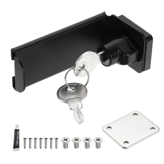 Uxcell 90 Degree Hasp Latch, 3 Inch Alloy Steel Right Angle Padlock ...