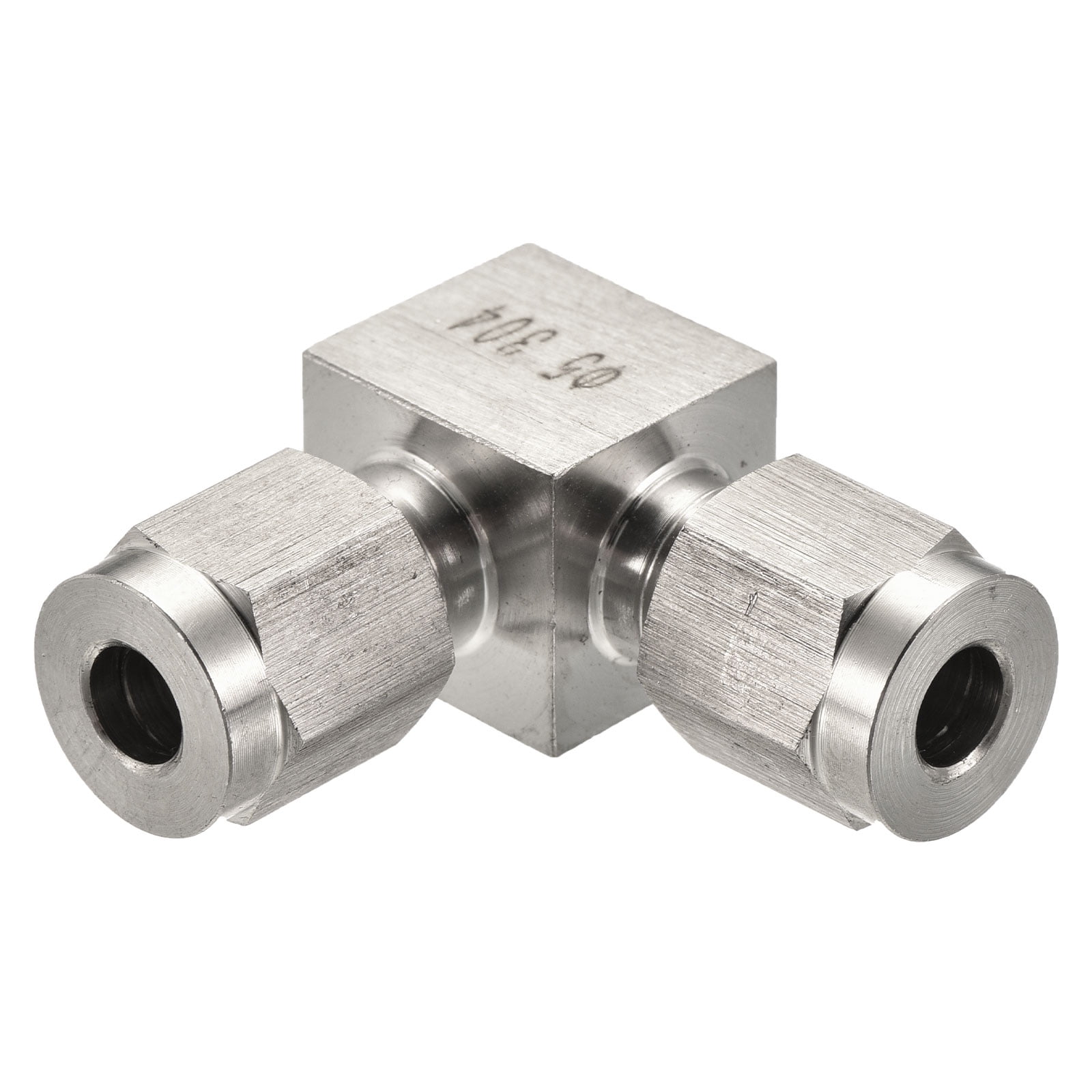 Uxcell 90 Degree Union Elbow 5mm to 5mm OD Tube Stainless Steel ...