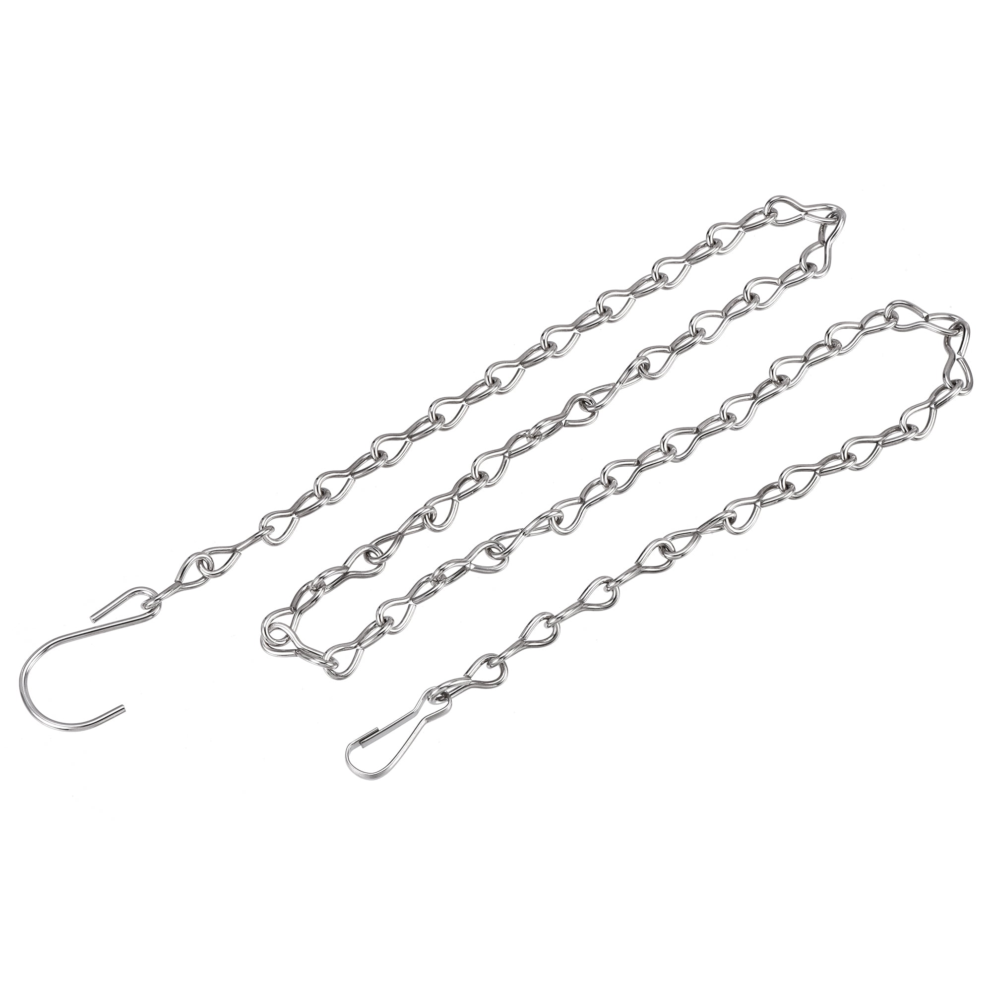 Uxcell 90cm Extension Lighting Links with Hook Hanging Chains 2 Pack ...