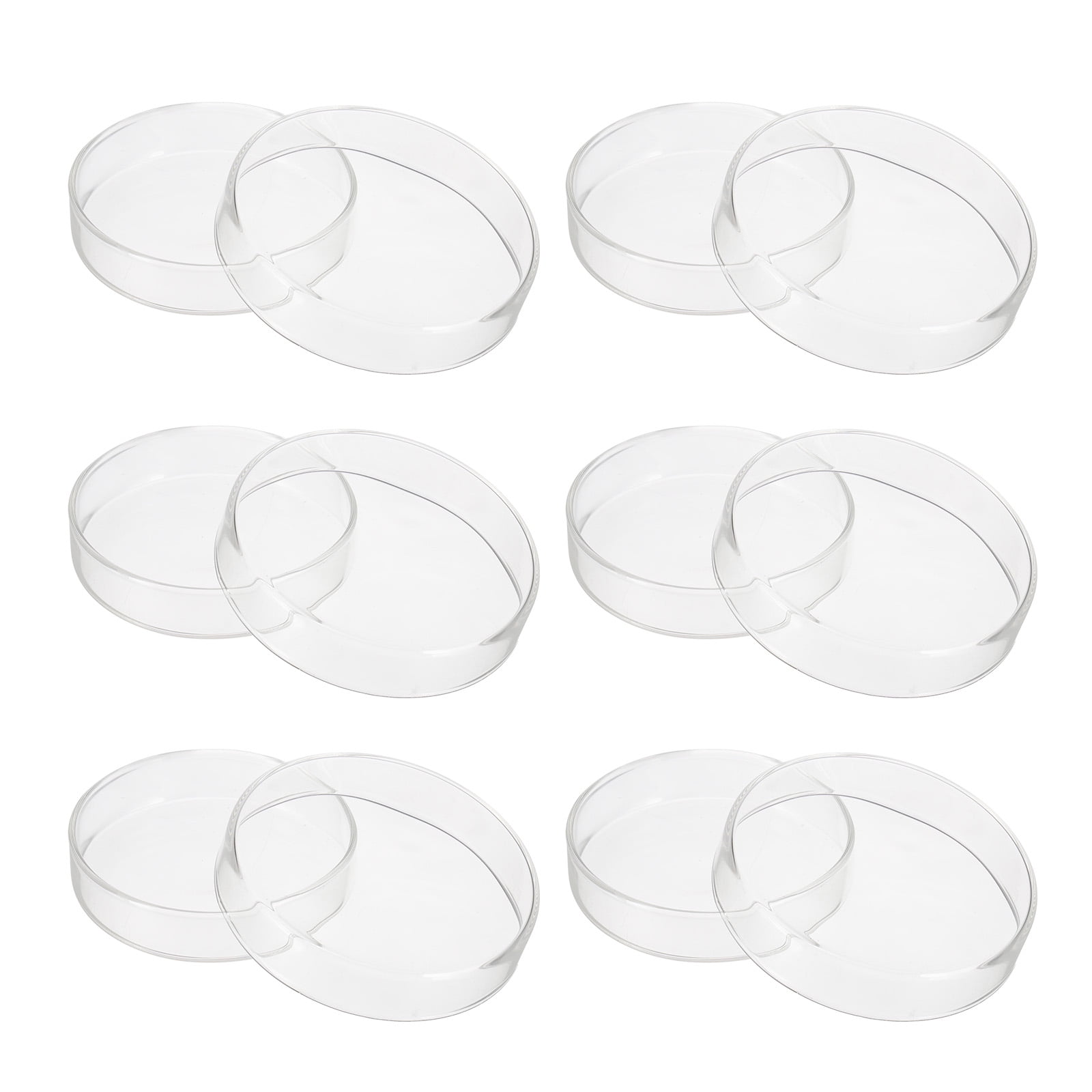 Uxcell 90mm/3.54inch High Borosilicate Glass Petri Dishes with Lids ...