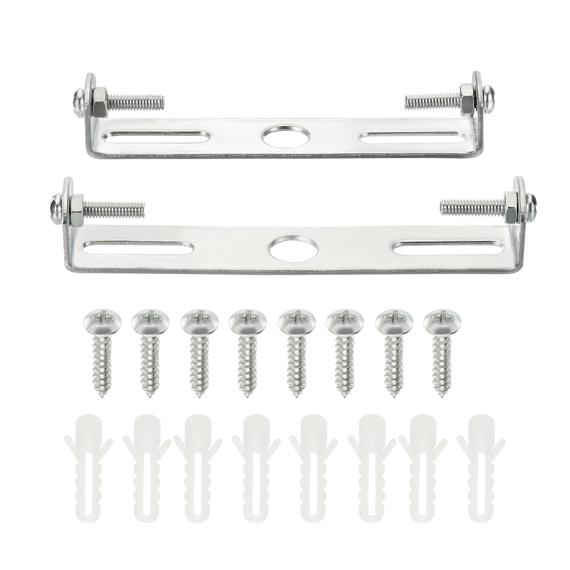 Uxcell 90x18x17mm 100x18x17mm Lighting Fixture Mounting Bracket Ceiling Light Plate 4 Pack ...