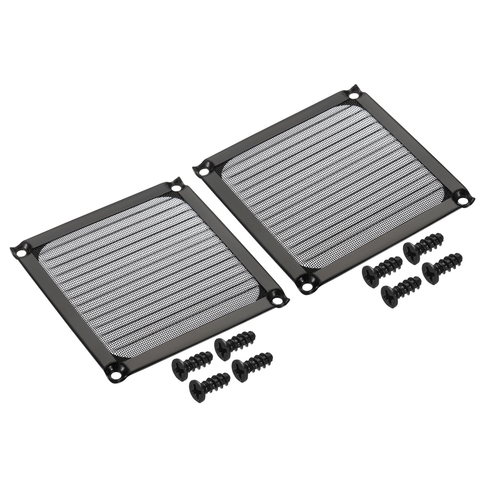 Uxcell 92mm Fan Filter Grills with Screws Aluminum Frame Stainless ...
