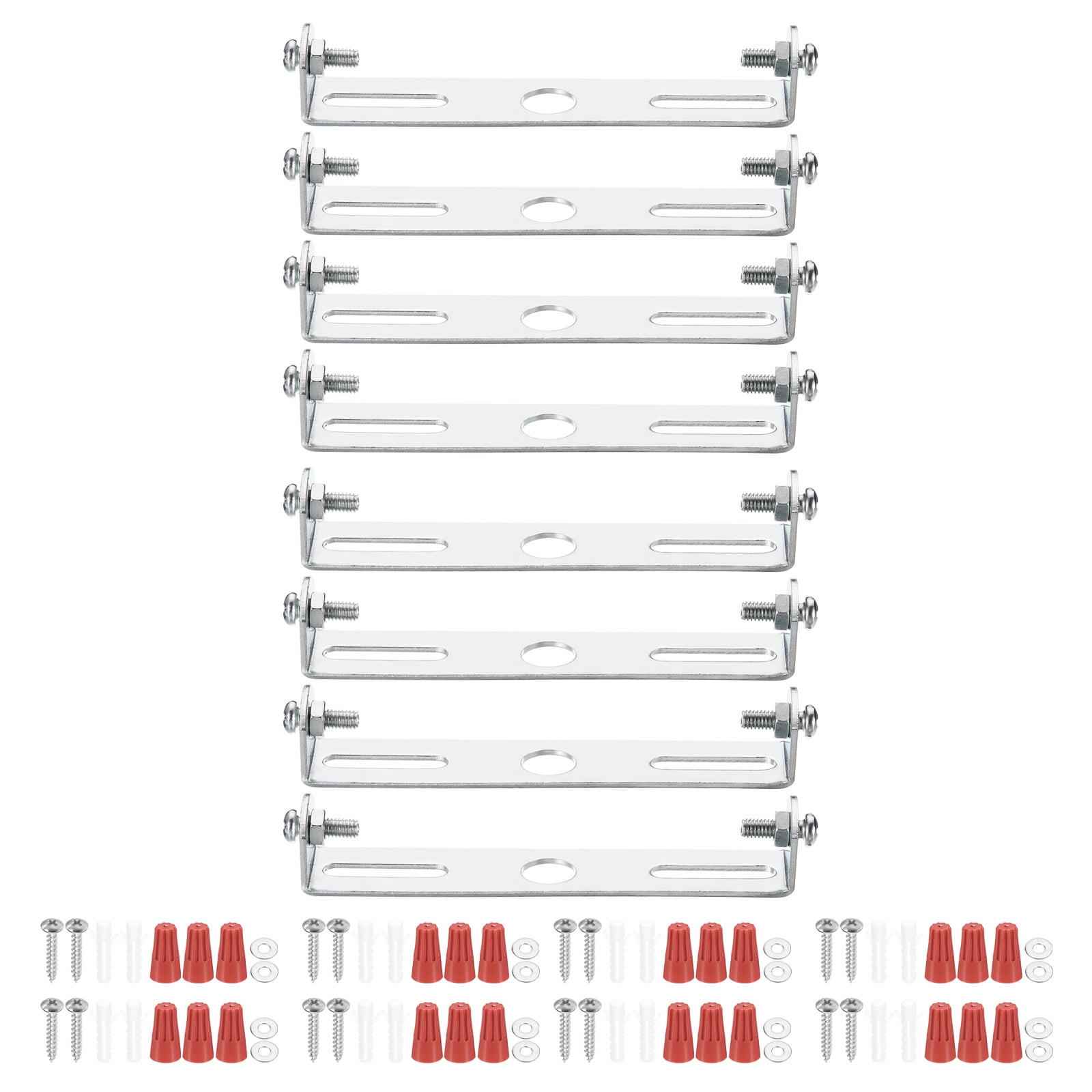 Uxcell 95mm (3.74") Universal Light Fixture Mounting Bracket Kit, Light ...