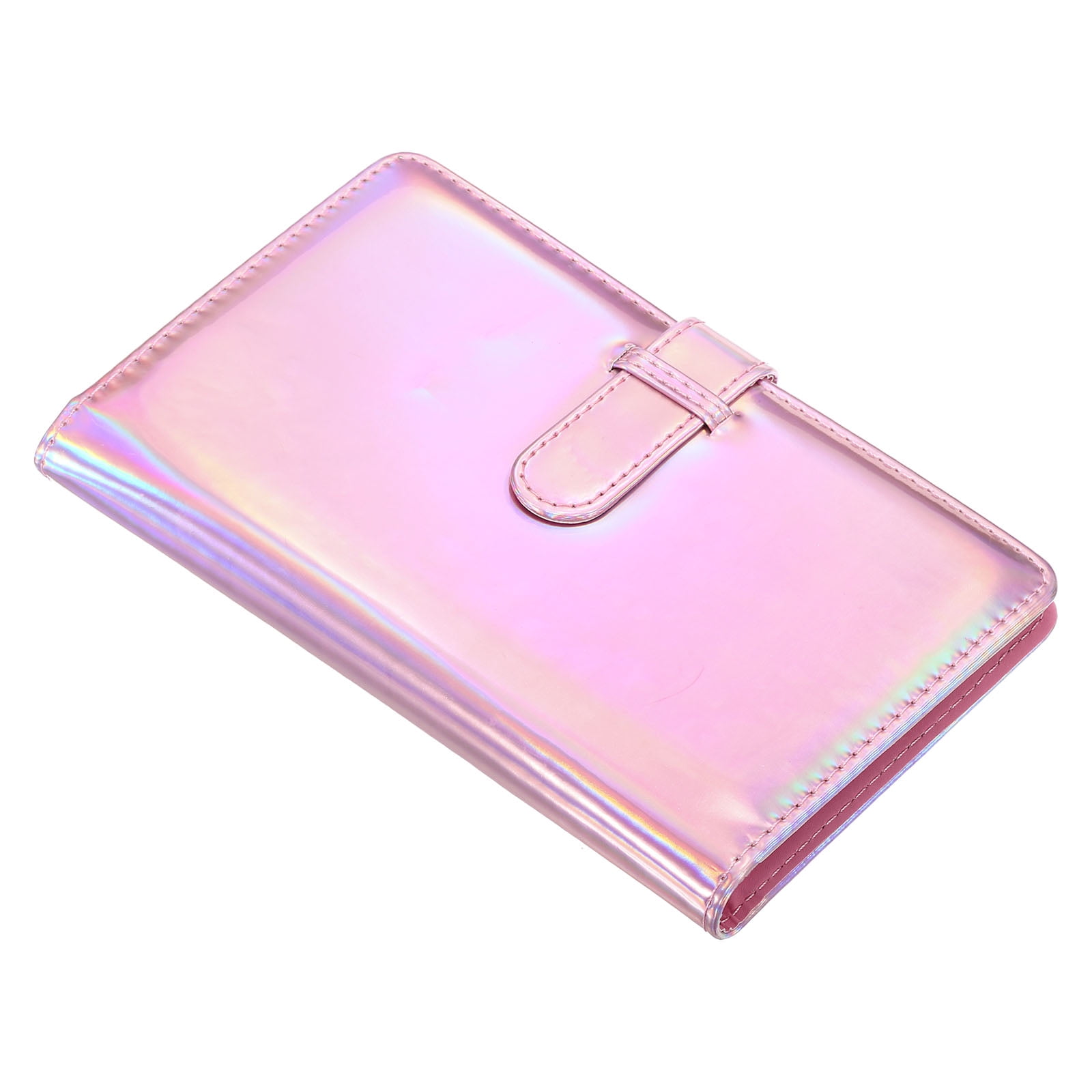 Uxcell 96 Pockets Wallet Photo Album,PU leather,PVC Mini 3inch Photo ...