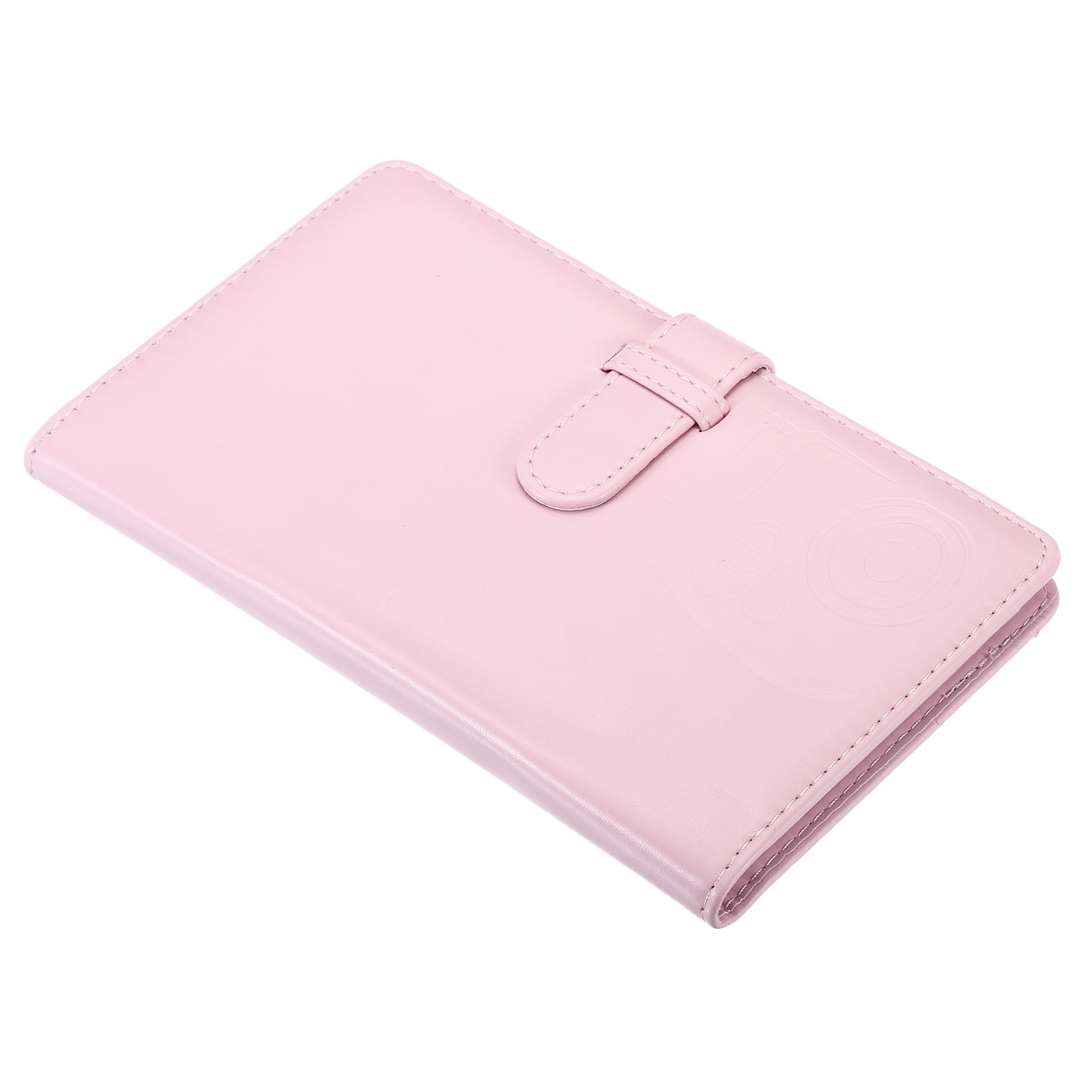 Uxcell 96 Pockets Wallet Photo Album,PU leather,PVC Mini 3inch Photo ...