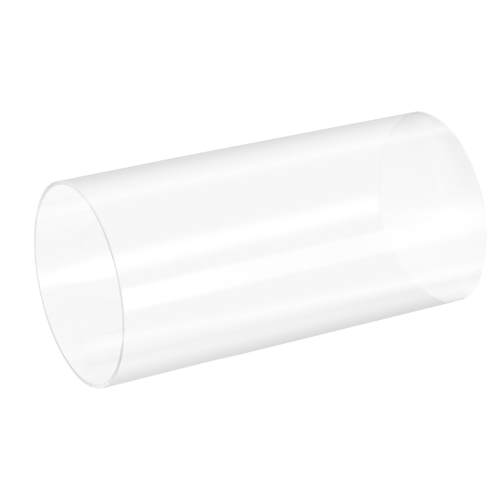 Uxcell 96mm ID x 100mm OD x 200mm Clear Rigid Acrylic Pipe Round Tube 2 ...