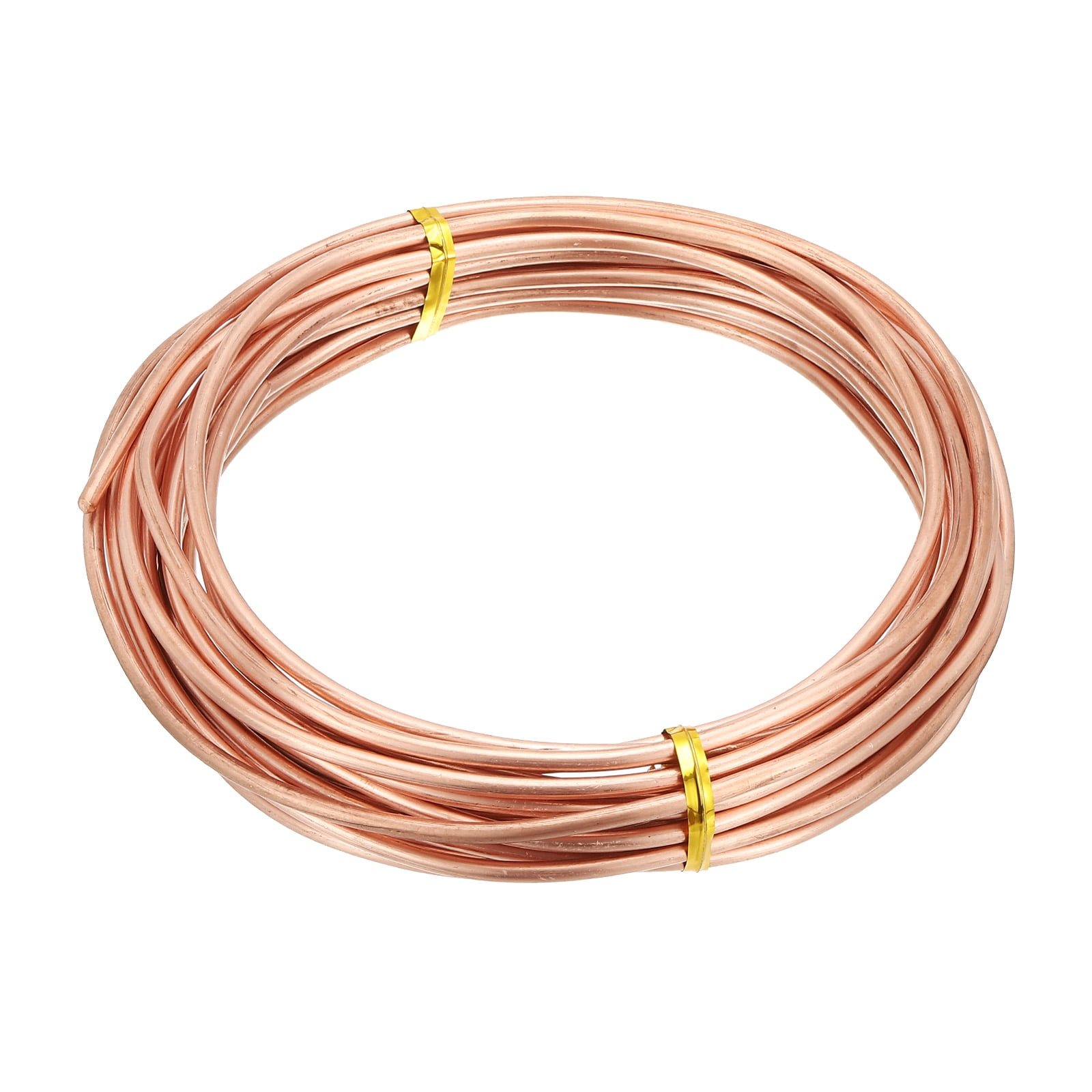 Uxcell 99.9% Soft Copper Wire, 8 Gauge/3.2 mm Diameter 21 Feet/6.3 m 1 ...