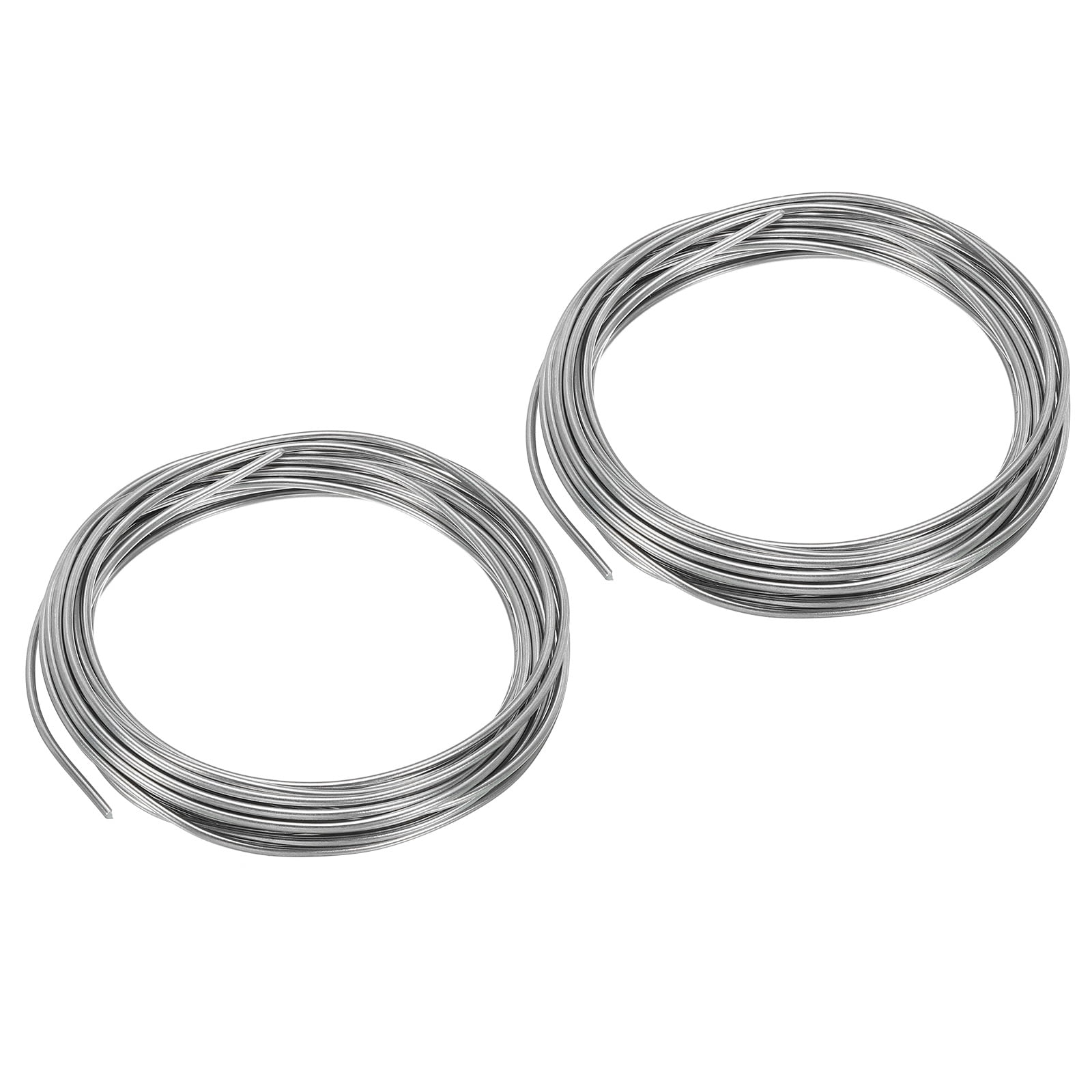 Uxcell 99.99% High Purity Zinc Wire 14 Gauge Pure Zinc Wire 2mm Soft ...