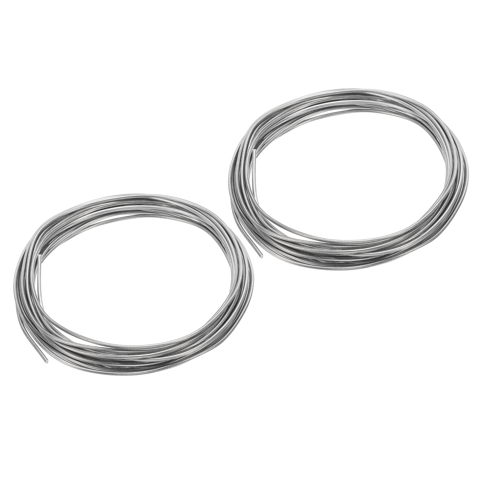 Uxcell 99.99% High Purity Zinc Wire 17 Gauge Pure Zinc Wire 1.5mm Soft ...