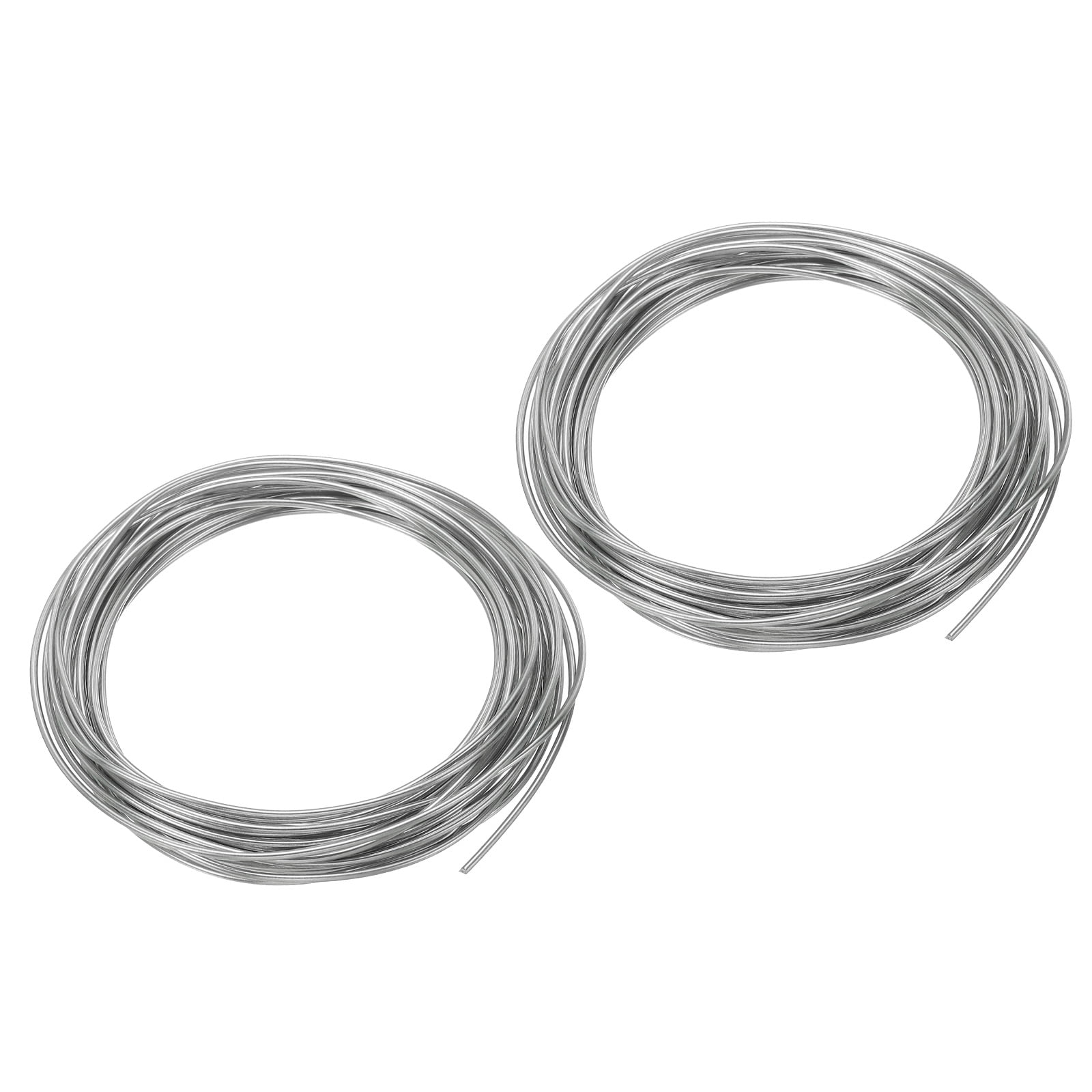 Uxcell 99.99% High Purity Zinc Wire 18 Gauge Pure Zinc Wire 1.2mm Soft ...