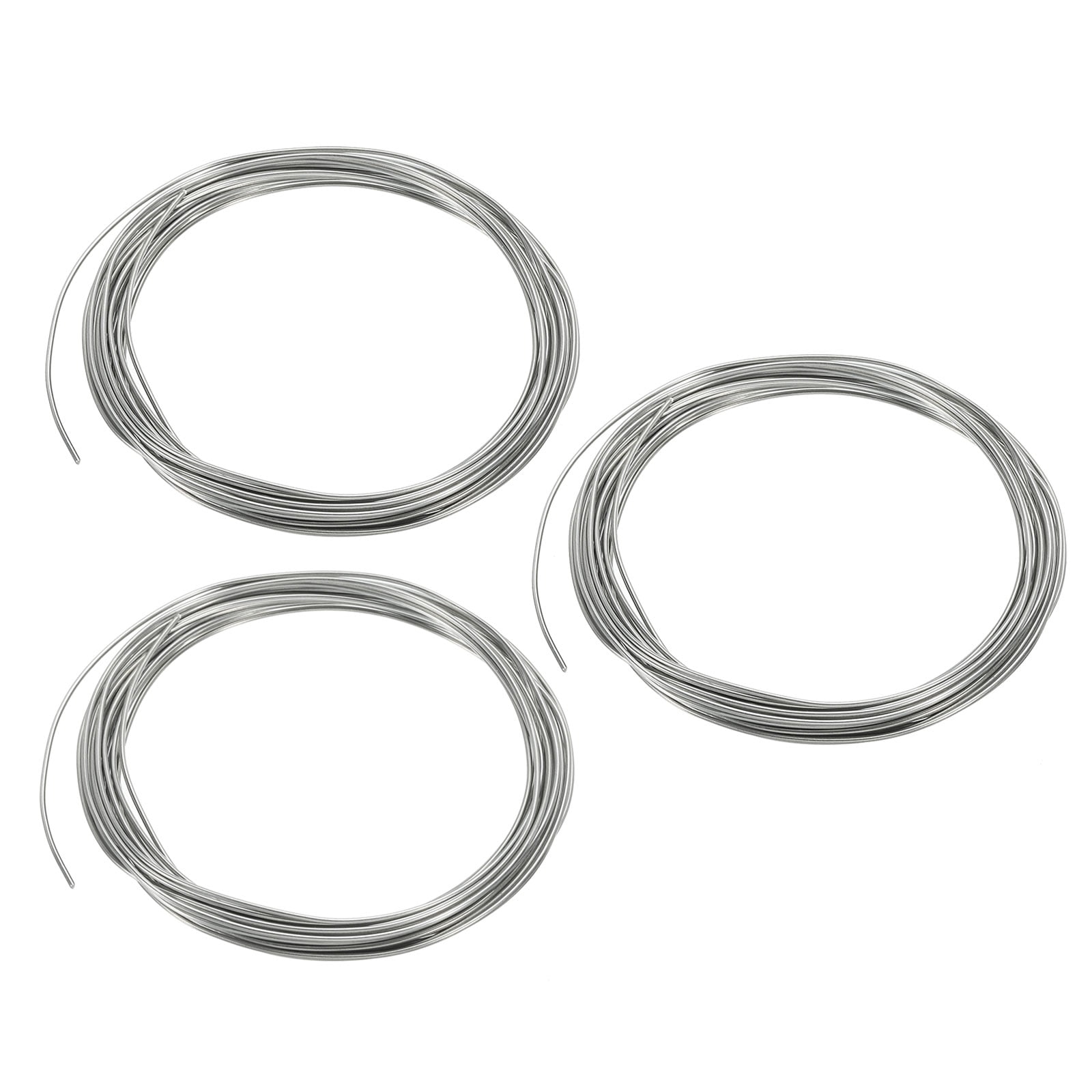 Uxcell 99.995% High Purity Zinc Wire 16 Gauge Pure Zinc Wire 1.2mm Soft ...