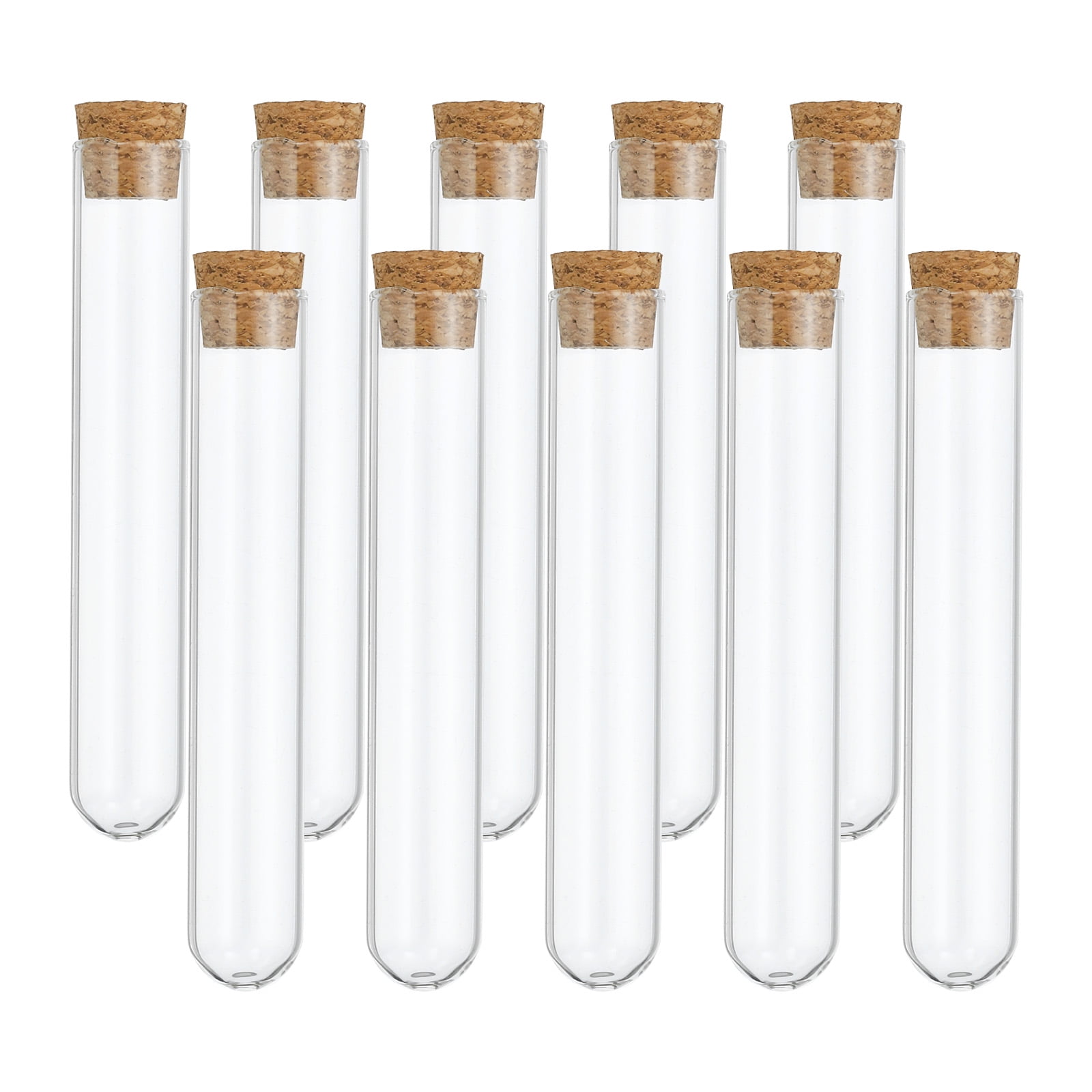 Uxcell 9ml Test Tubes, 20pcs 3.94x0.63in Glass Test Tube Containers ...