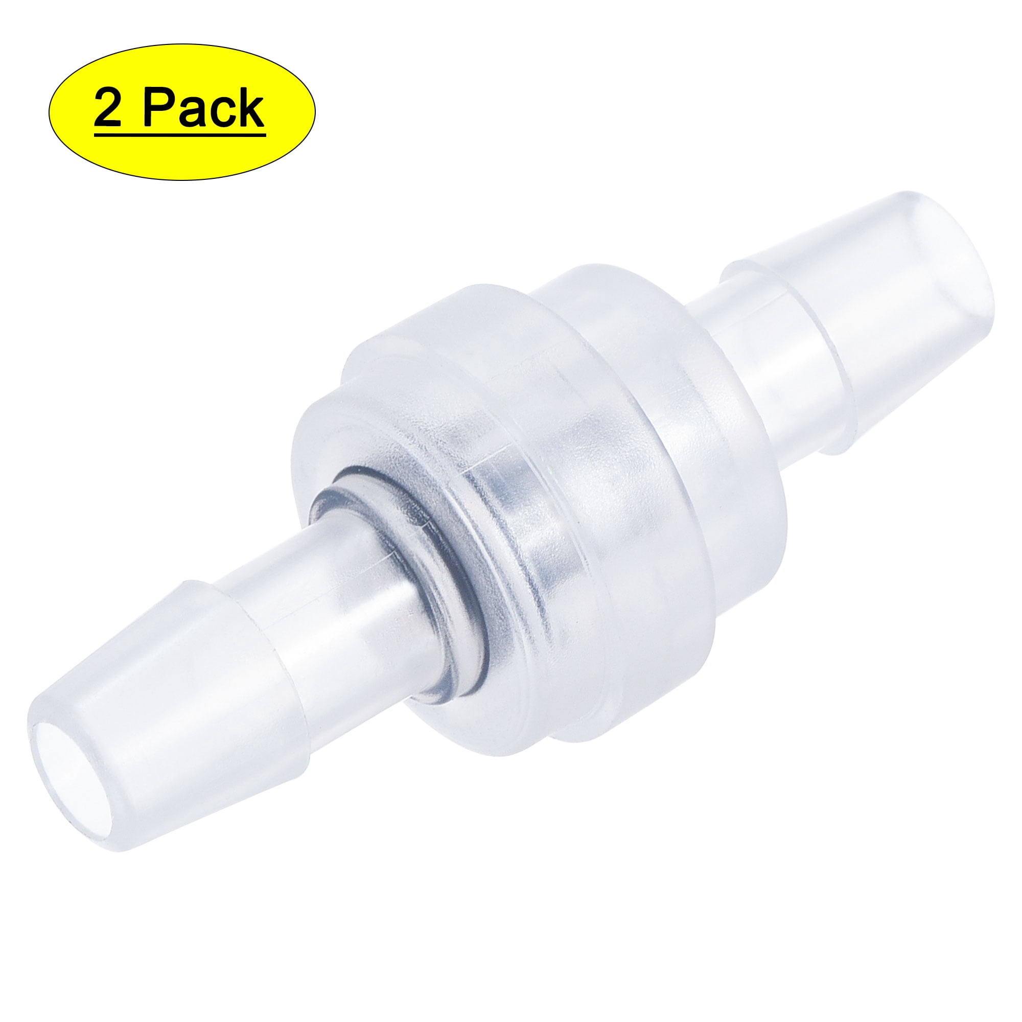 Uxcell 9mm Dia. Hose Connector Non Return One Way Check Valves 2 Pack ...