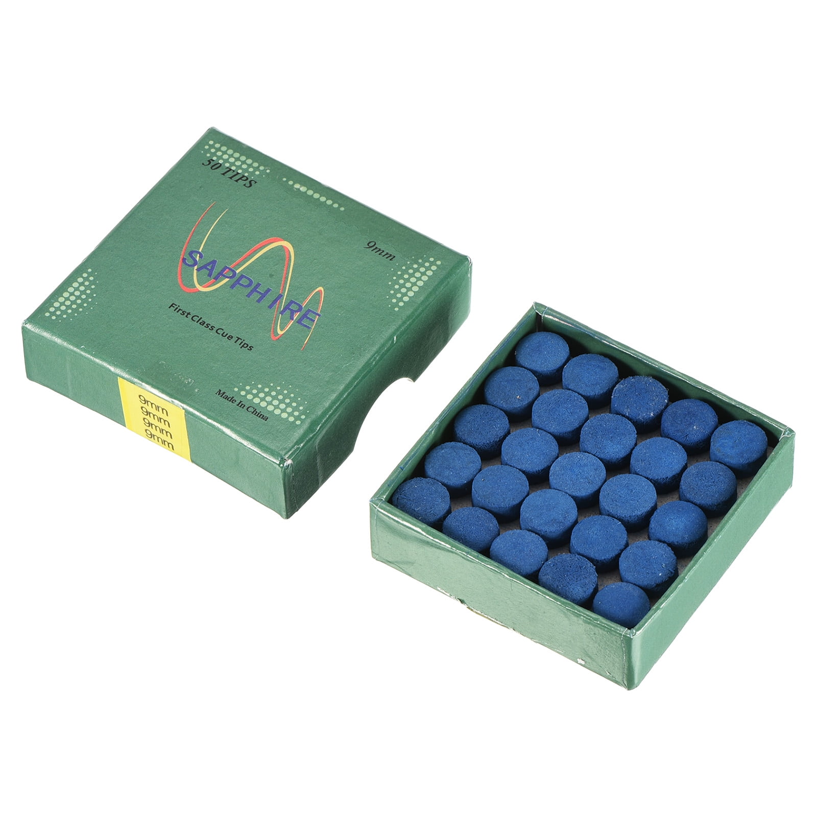 Uxcell 9mm Dia Pool Cue Tips Snooker Billiard Cue Tips Pool Stick Tips ...