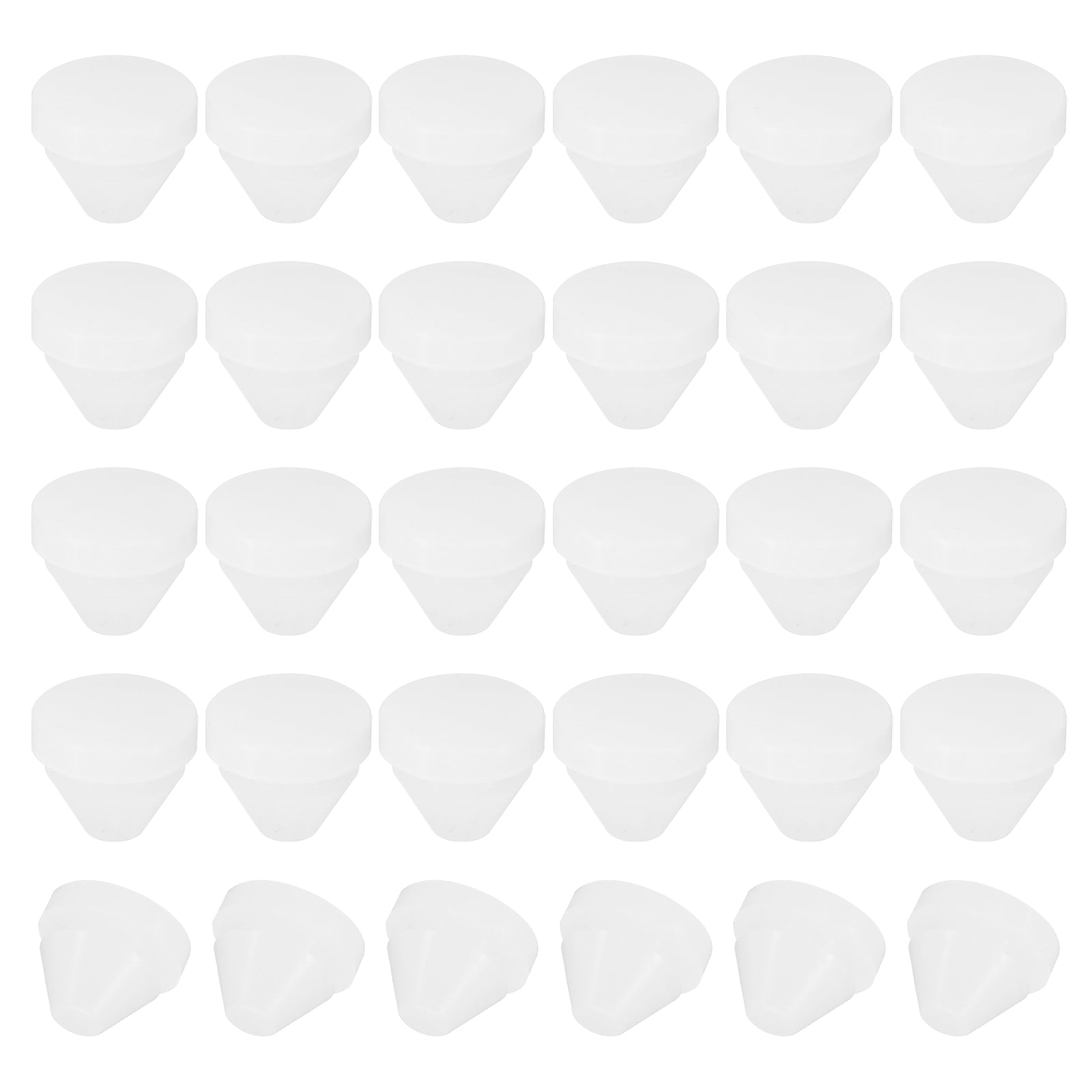 Uxcell 9mm Diameter Silicone Round Snap, 30 Pcs in Type Locking ...