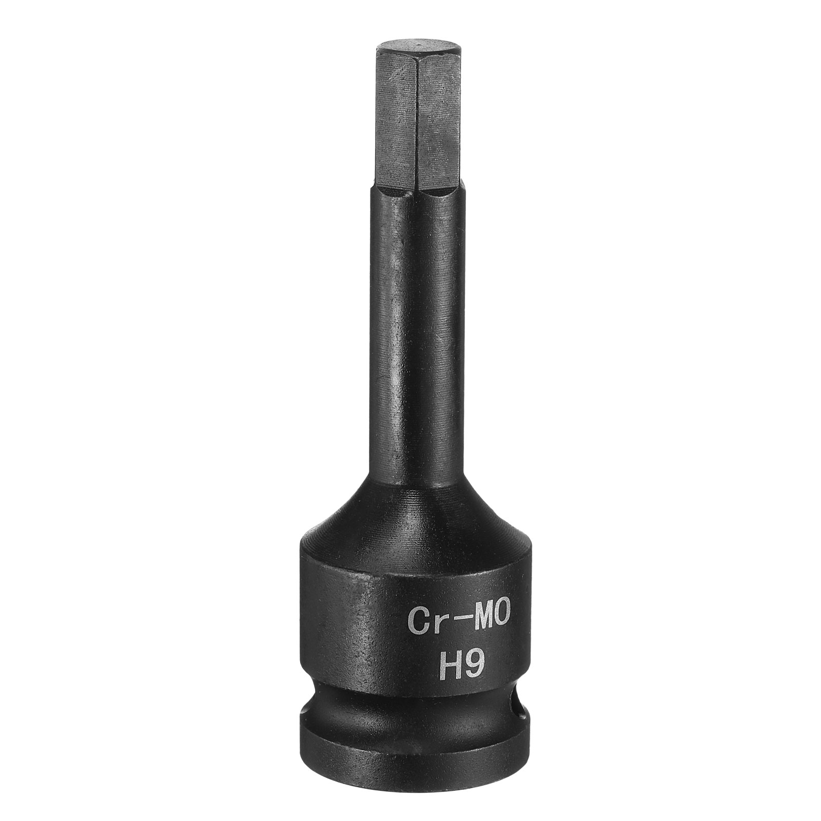 Uxcell 9mm Hex Impact Bit Socket H9 1/2 CR-MO Steel Phosphate Black ...