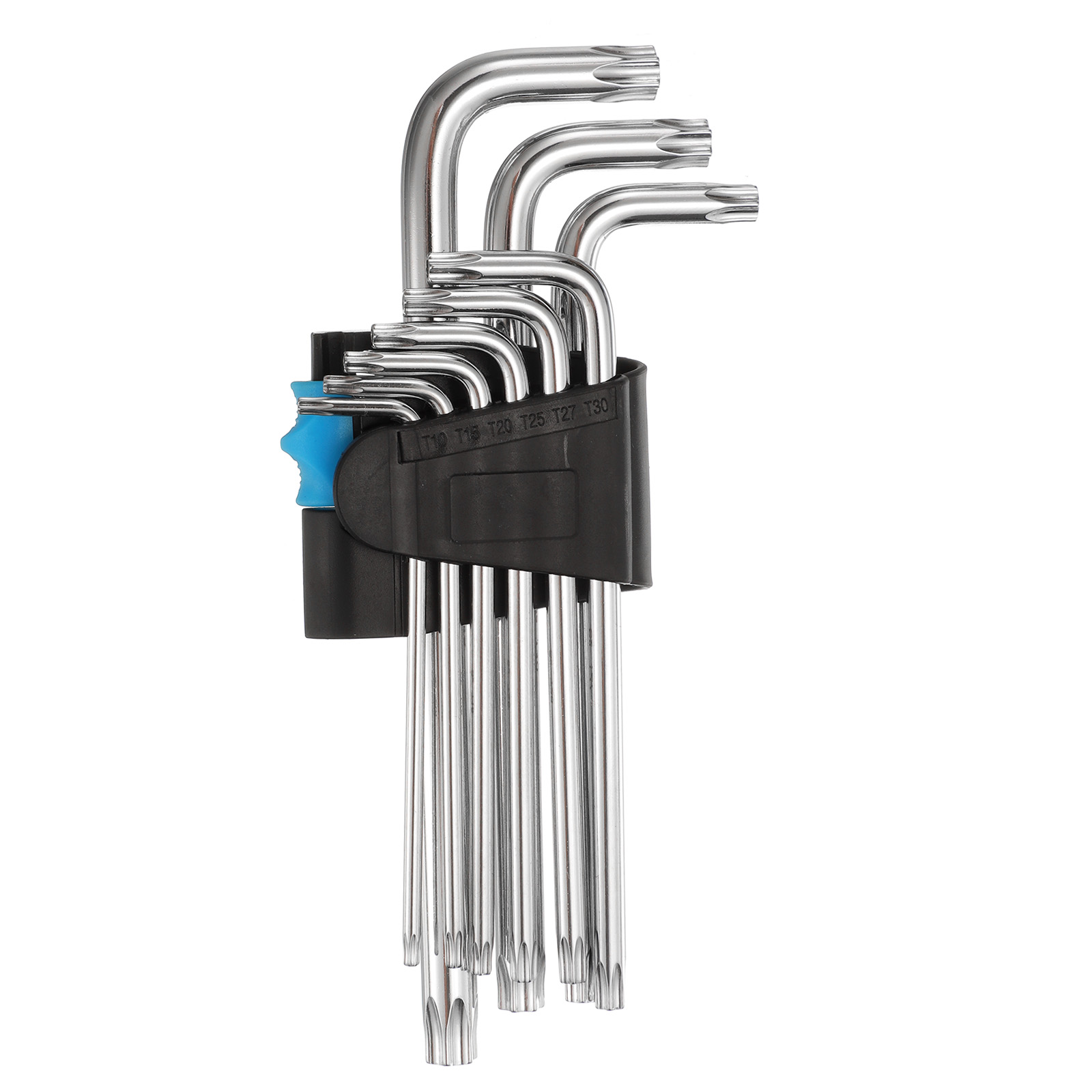 Uxcell 9pcs Anti Tamper Proof Torx Hex Key Wrench Set T10-T50 S2 Steel ...