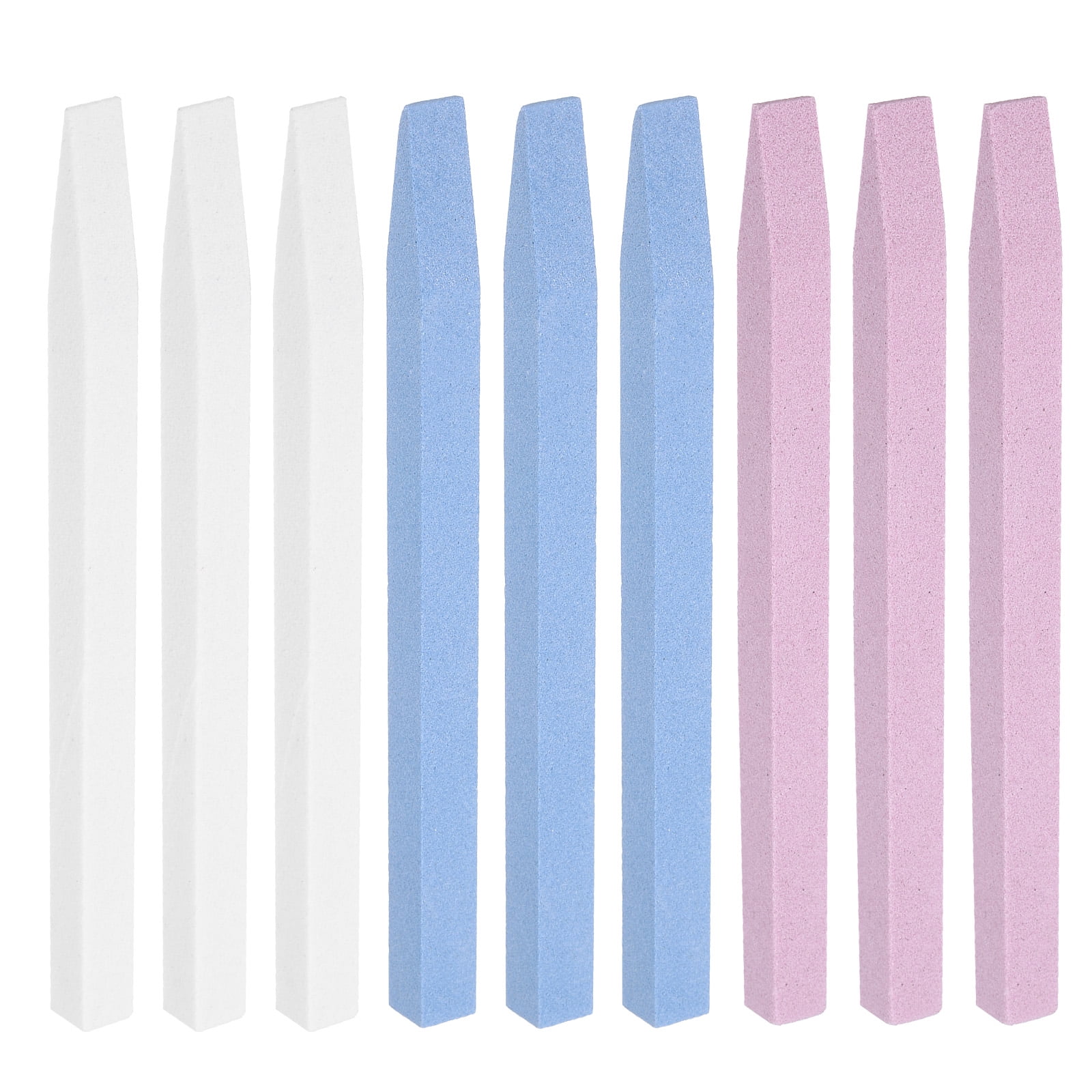 Uxcell 9pcs Pumice Stone Nail File, Pumice Nail Polishing Stick Cuticle ...