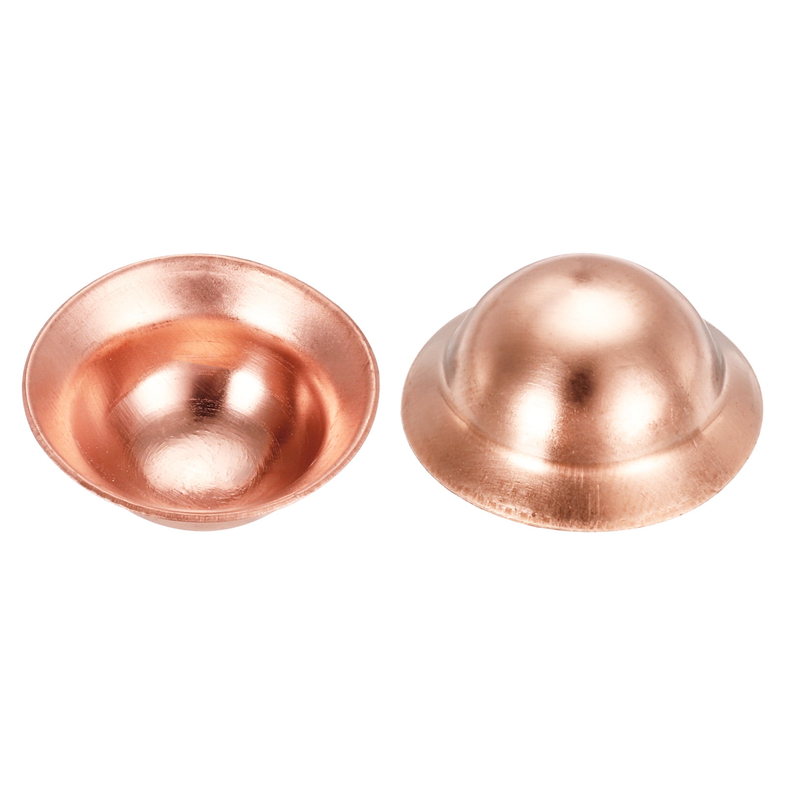 Uxcell 9x20mm Copper End Cap Pipe Fitting Sweat Plug Connection 30 Pack ...