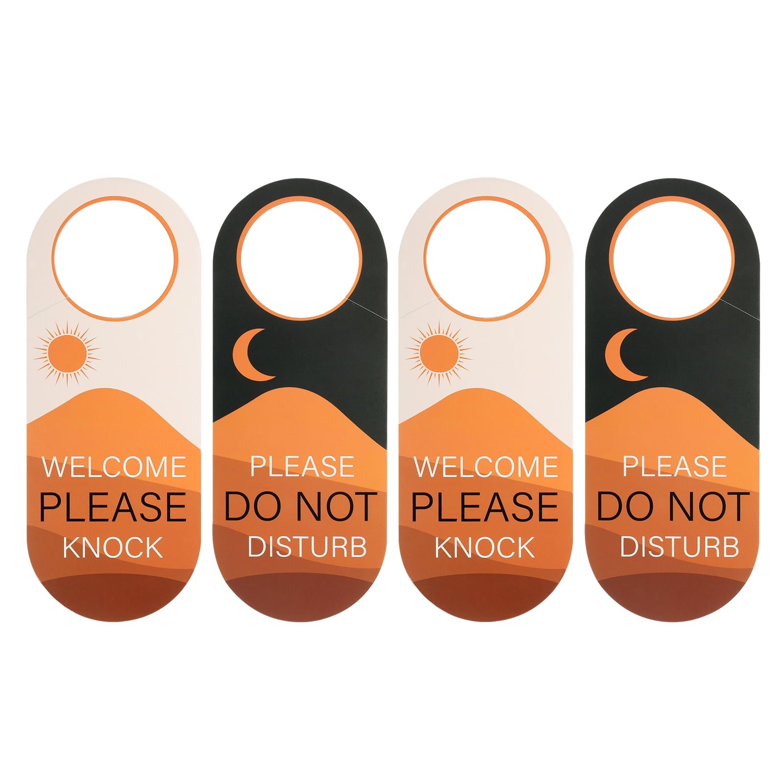 Uxcell 9x3.5 Inch Do Not Disturb Door Hanger Sign, Double Sided Hanging ...