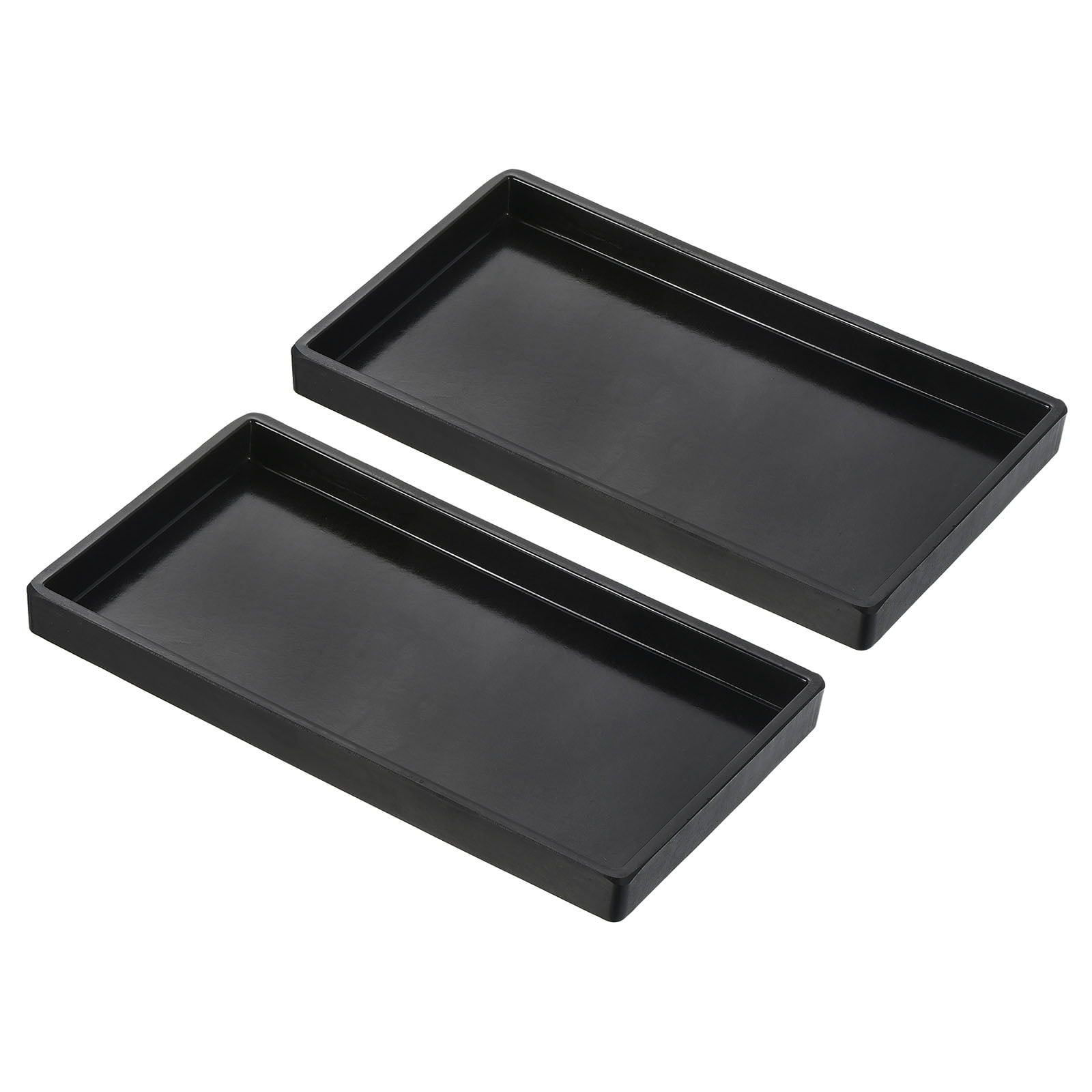 Uxcell 9x5" Fast Food Tray, 2 Pack Plastic Reusable Multi-Purpose ...