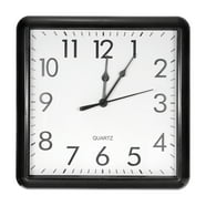 Uxcell 12" Analog Dial Wall Clock, Silent Non Ticking, Battery Operated ...