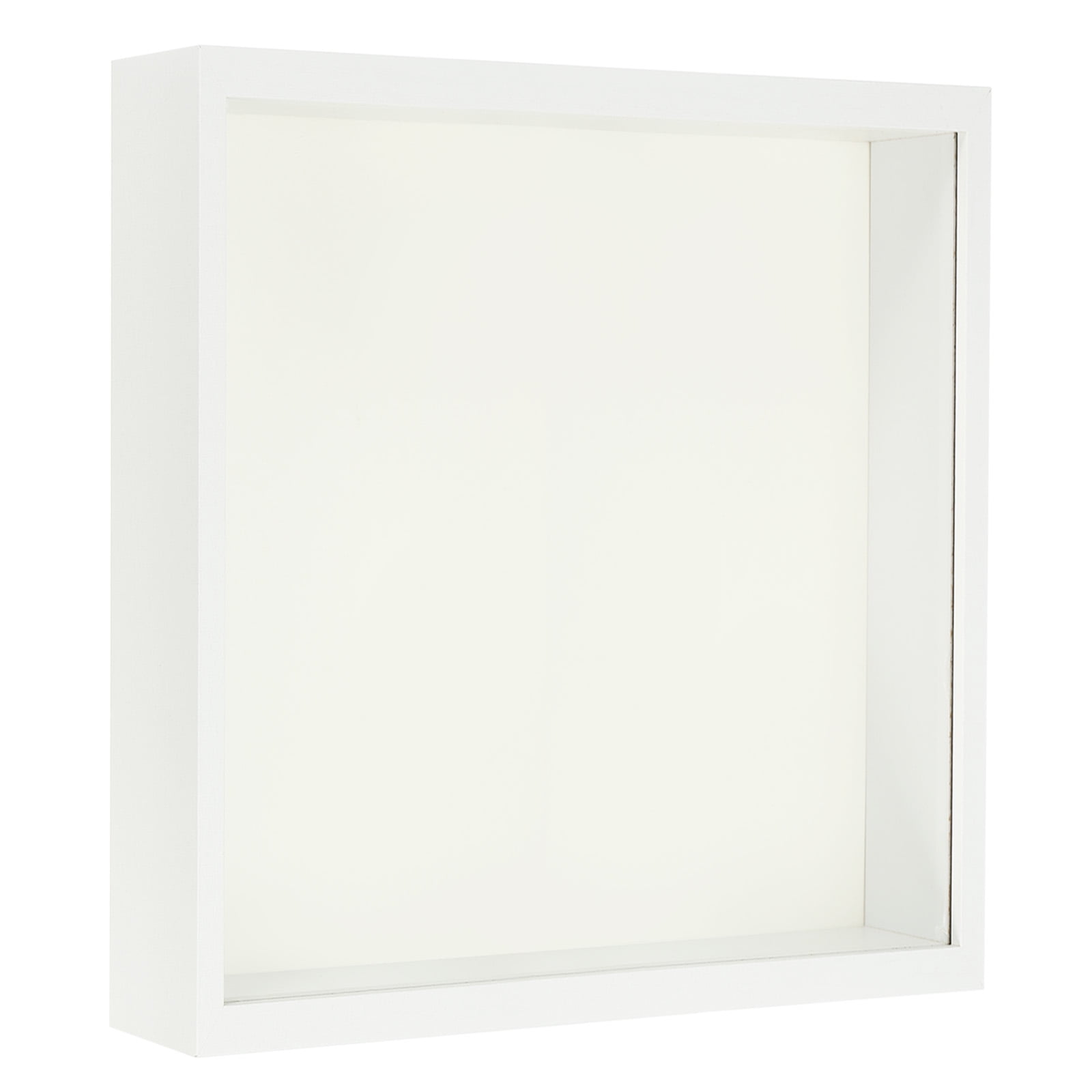 Uxcell 9x9 Shadow Box Frame Wooden Dried Flower Floating Photo Frame ...