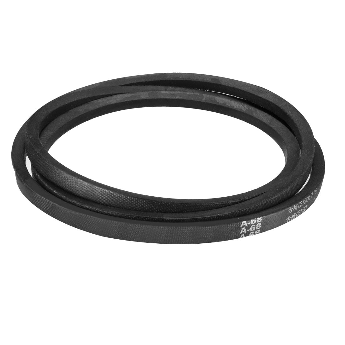 Uxcell A-68 V Belt Machine Transmission Rubber, Black Replacement Drive ...