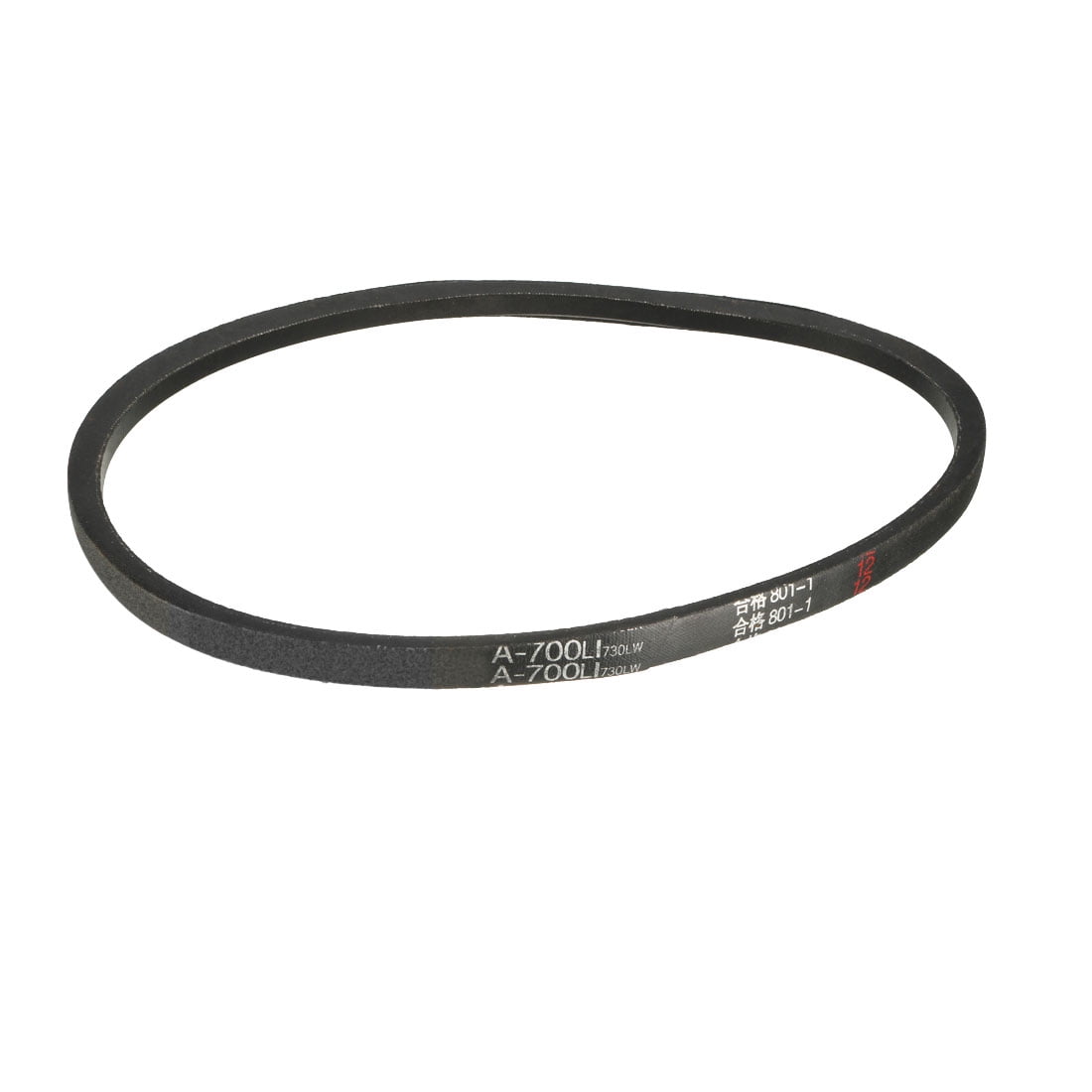 Uxcell A-700 V Belt Machine Transmission Rubber, Black Replacement ...