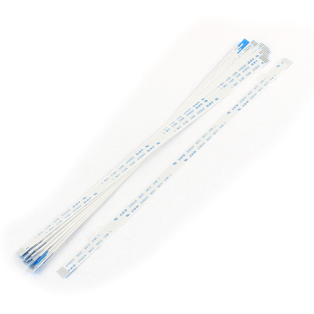 Uxcell 20 Pcs Type A AWM 20624 Flat Flexible Cable (FFC), 60V VW-1, 80C ...