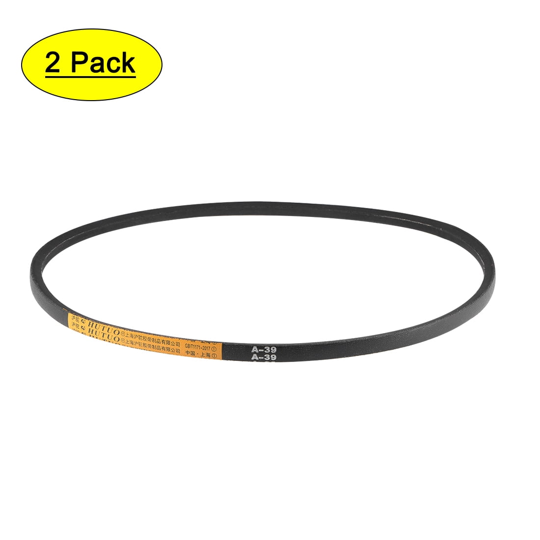 Uxcell A39 V-Belts 39" Mid-Perimeter, A-Section Rubber Drive Belt 2pcs ...