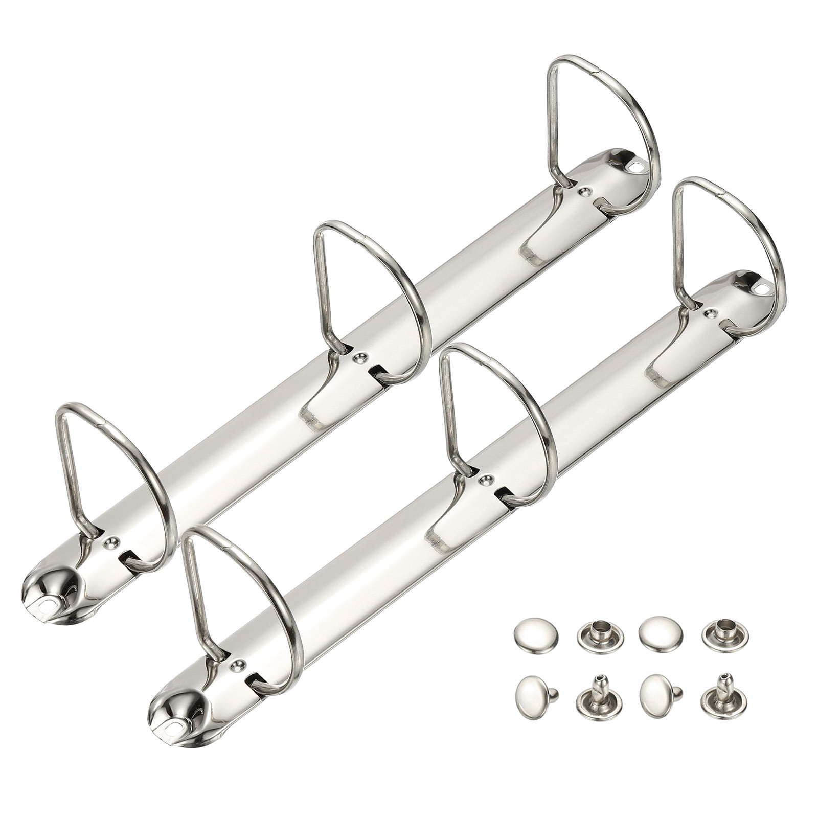Uxcell A4 3 Hole Ring Binder Mechanisms, 2 Set 1.97" D Ring Replacement ...