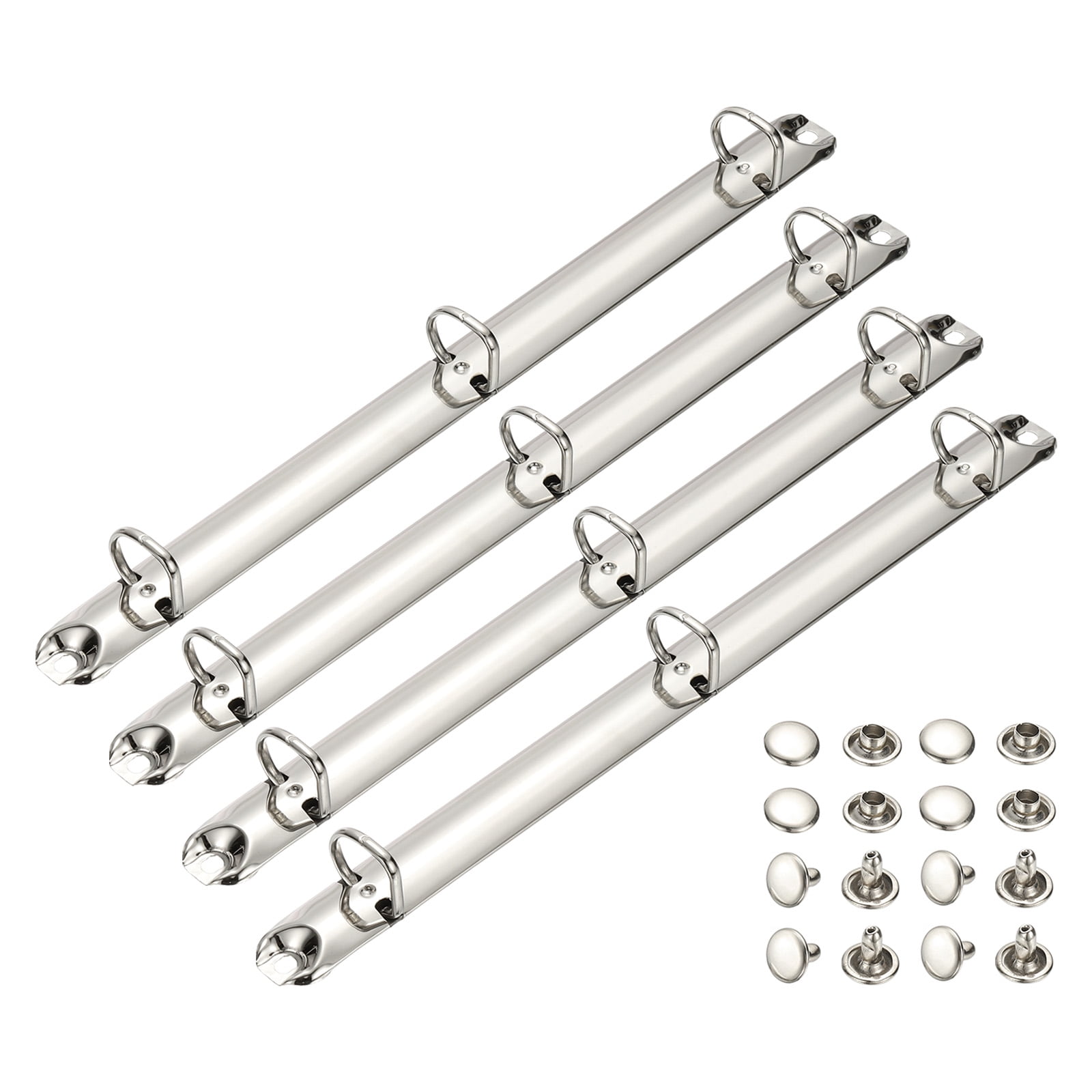 Uxcell A4 3 Hole Ring Binder Mechanisms, 4 Set 0.63" D Ring Replacement ...