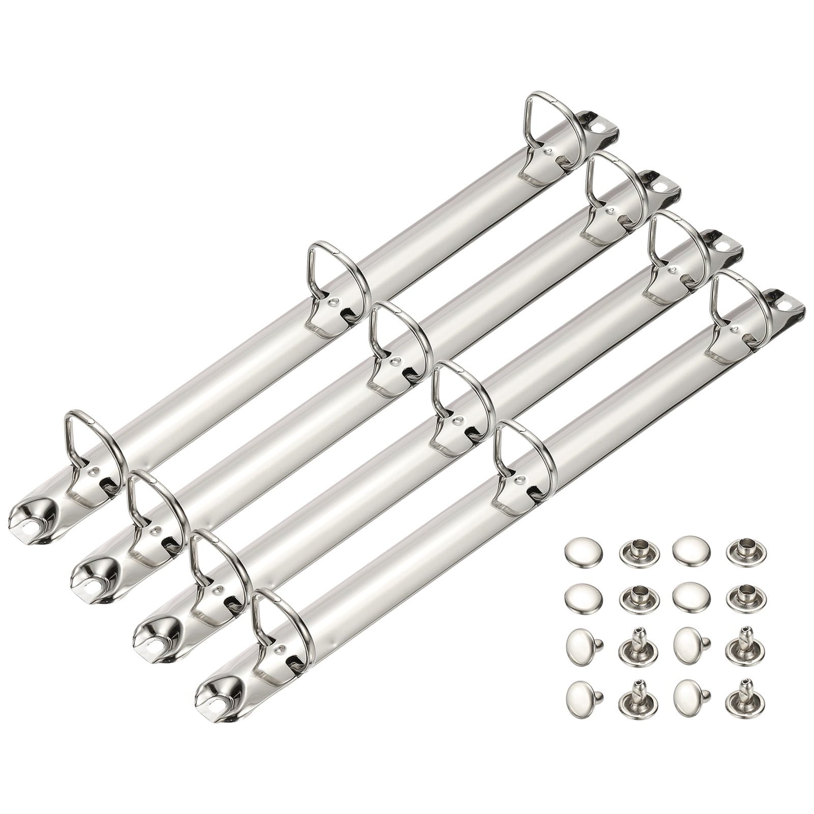 Uxcell A4 3 Hole Ring Binder Mechanisms, 4 Set 0.79" D Ring Replacement ...