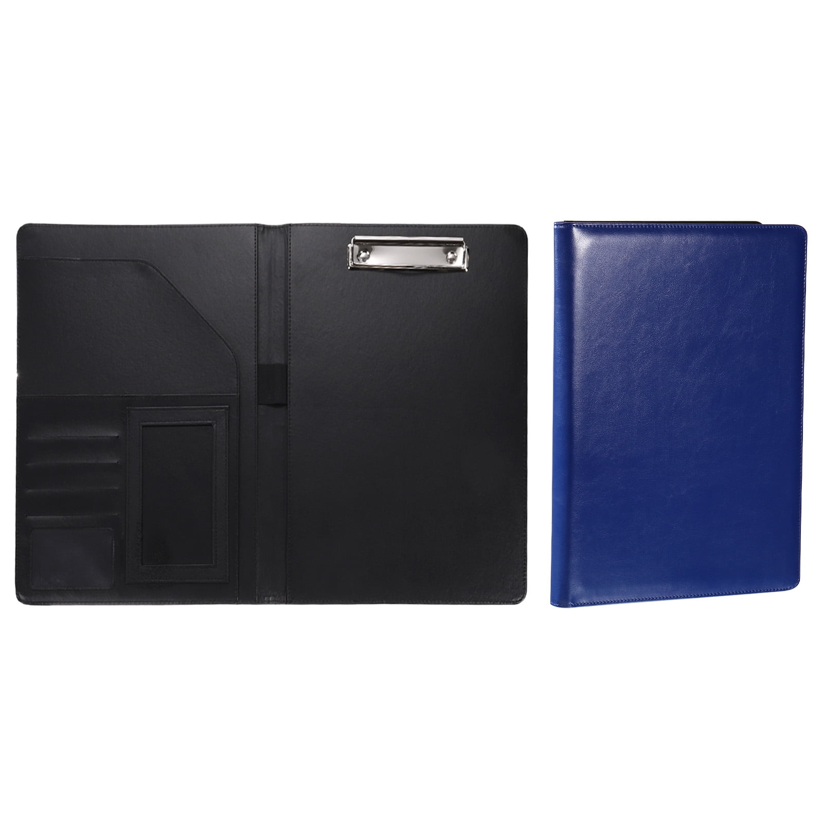 Uxcell A4 Business Portfolio PU Leather Padfolio Organizer Legal ...