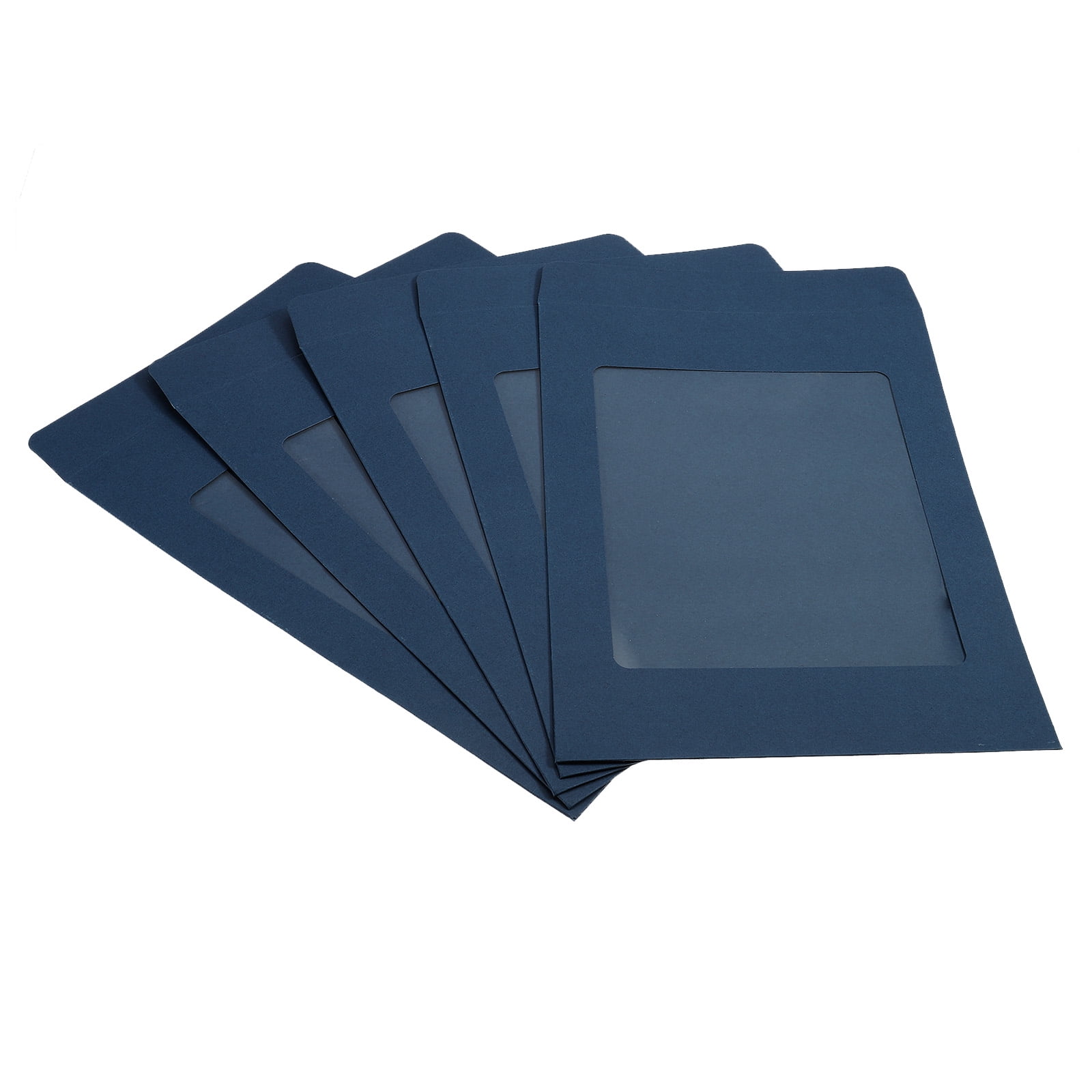 Uxcell A4 Clear Single Sided Mailing Photos Full Face Window Envelopes ...