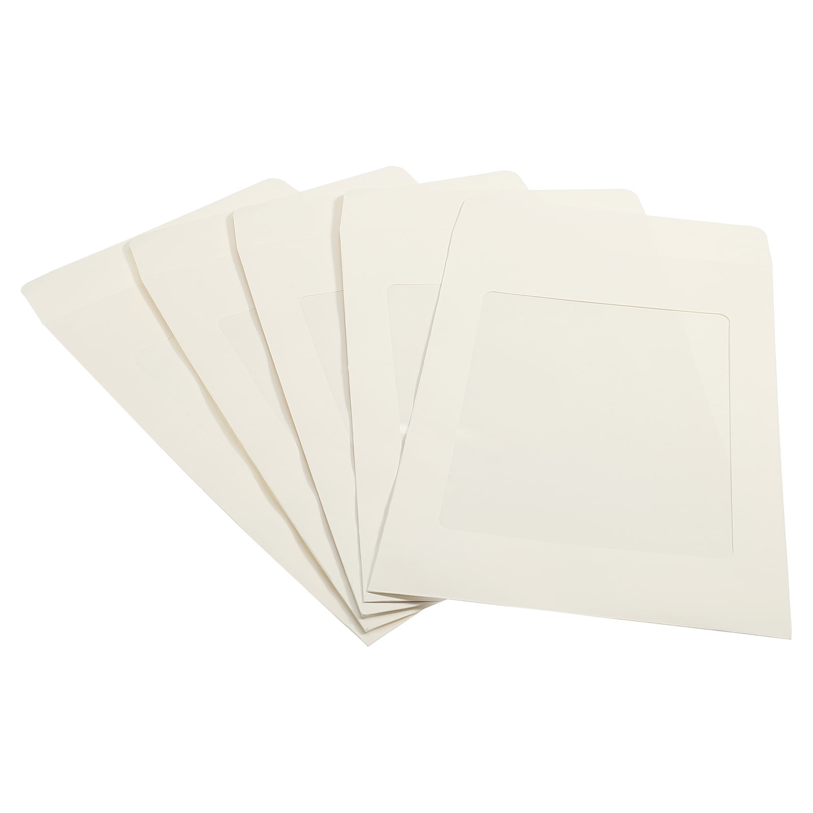 Uxcell A4 Clear Single Sided Mailing Photos Full Face Window Envelopes ...