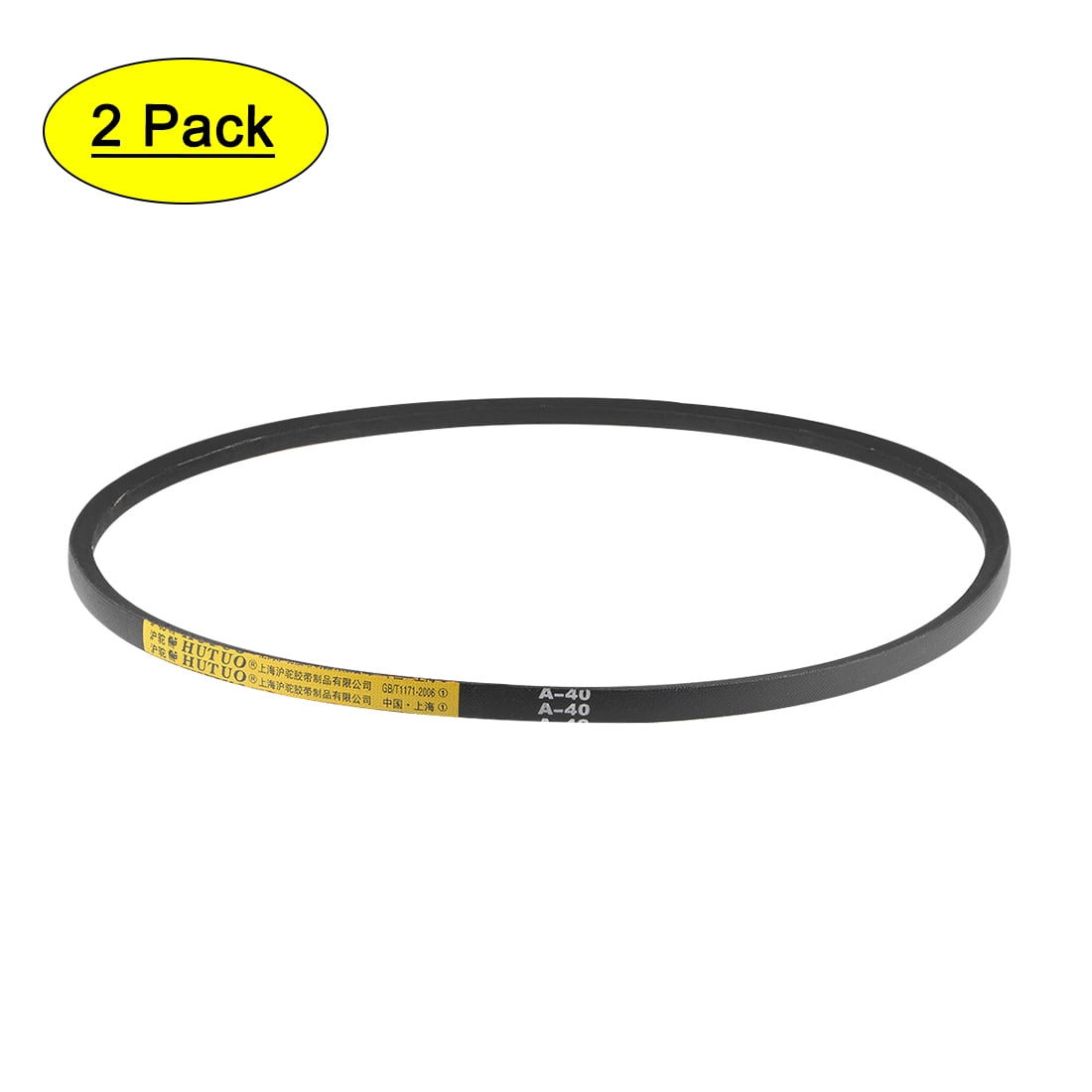 Uxcell A40 V-Belts 40" Mid-Perimeter, A-Section Rubber Drive Belt 2pcs ...