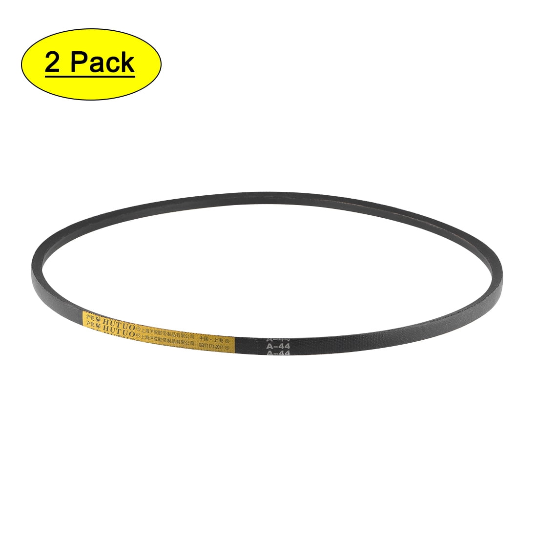 Uxcell A44 V-Belts 44" Mid-Perimeter, A-Section Rubber Drive Belt 2pcs ...