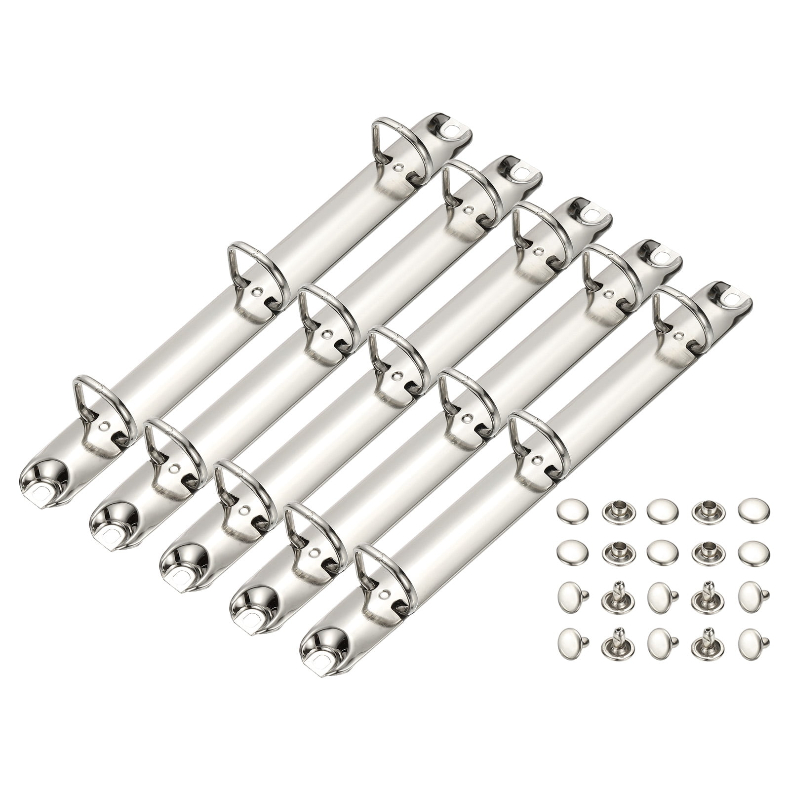 Uxcell A5 3 Hole Ring Binder Mechanisms, 5 Set 0.63" D Ring Replacement ...