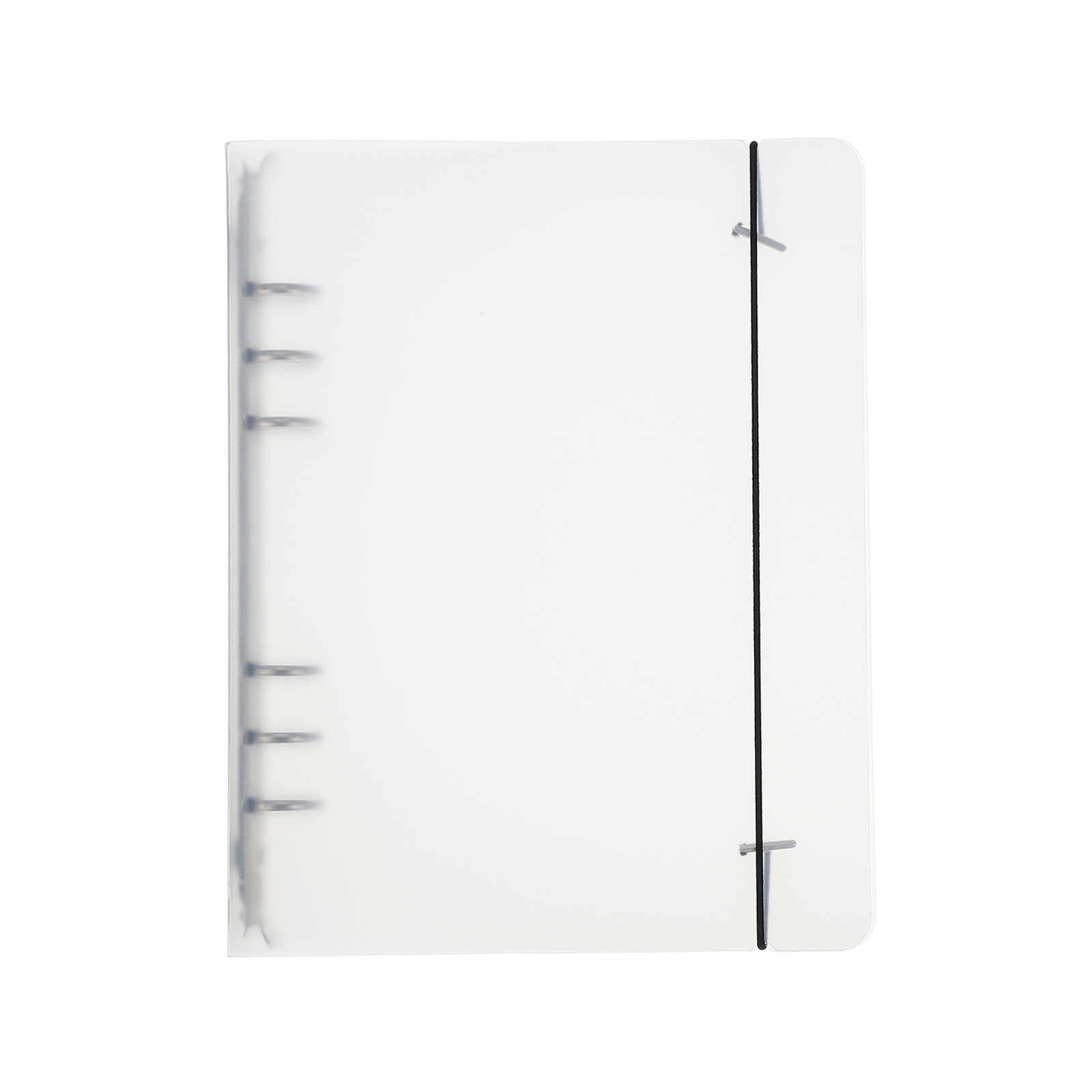 Uxcell A5 Binder Cover, 1 Pcs PP 6 Ring Round Ring Binder Cover with ...