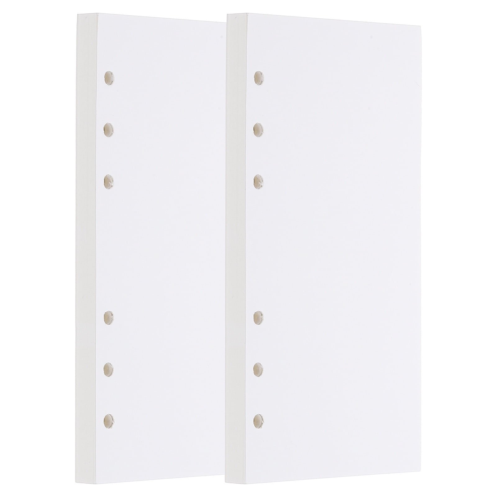 Uxcell A6 Blank Refill Paper, Loose Leaf Paper 6 Hole Planner Refills ...