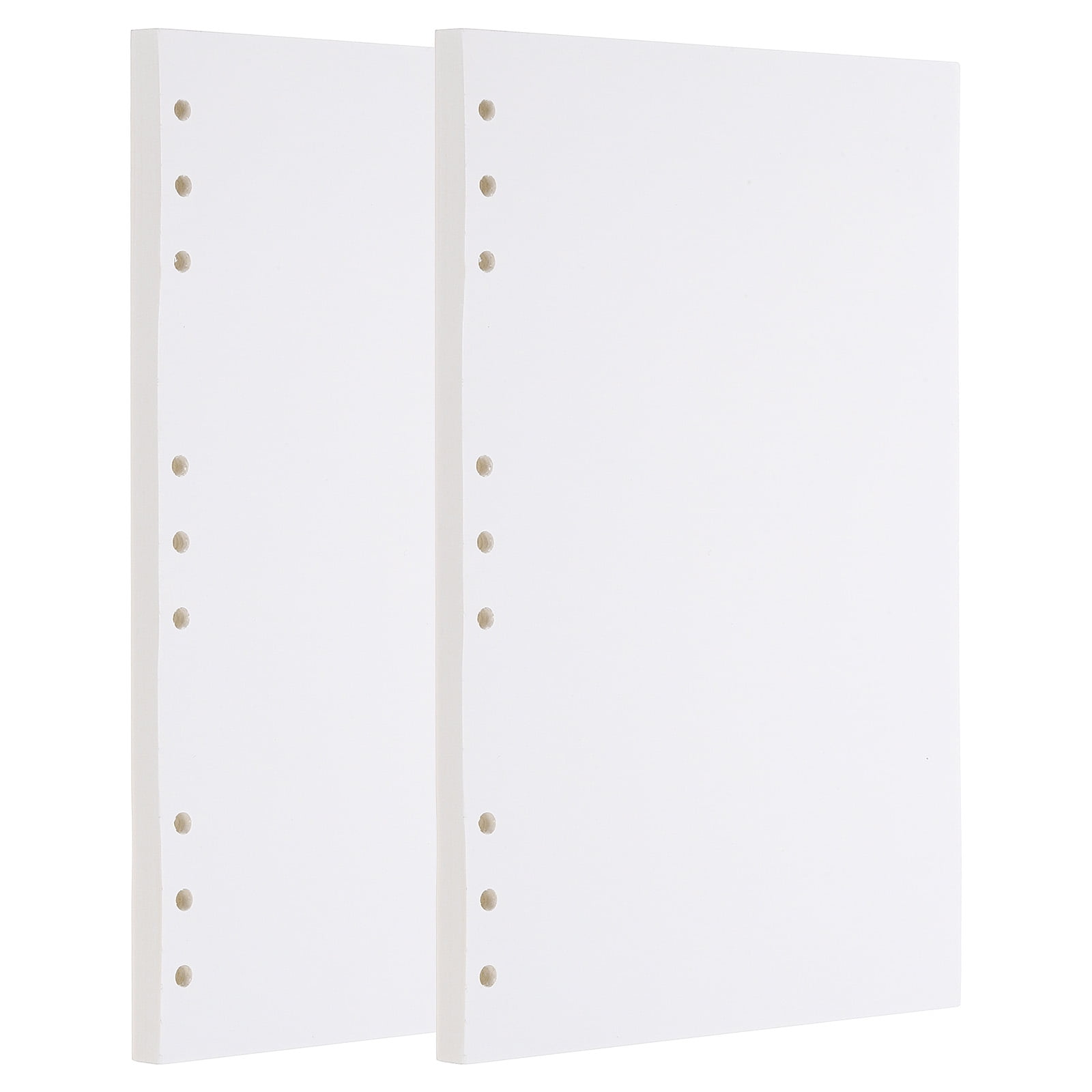 Uxcell B5 Blank Refill Paper, Loose Leaf Paper 9 Hole Planner Refills ...
