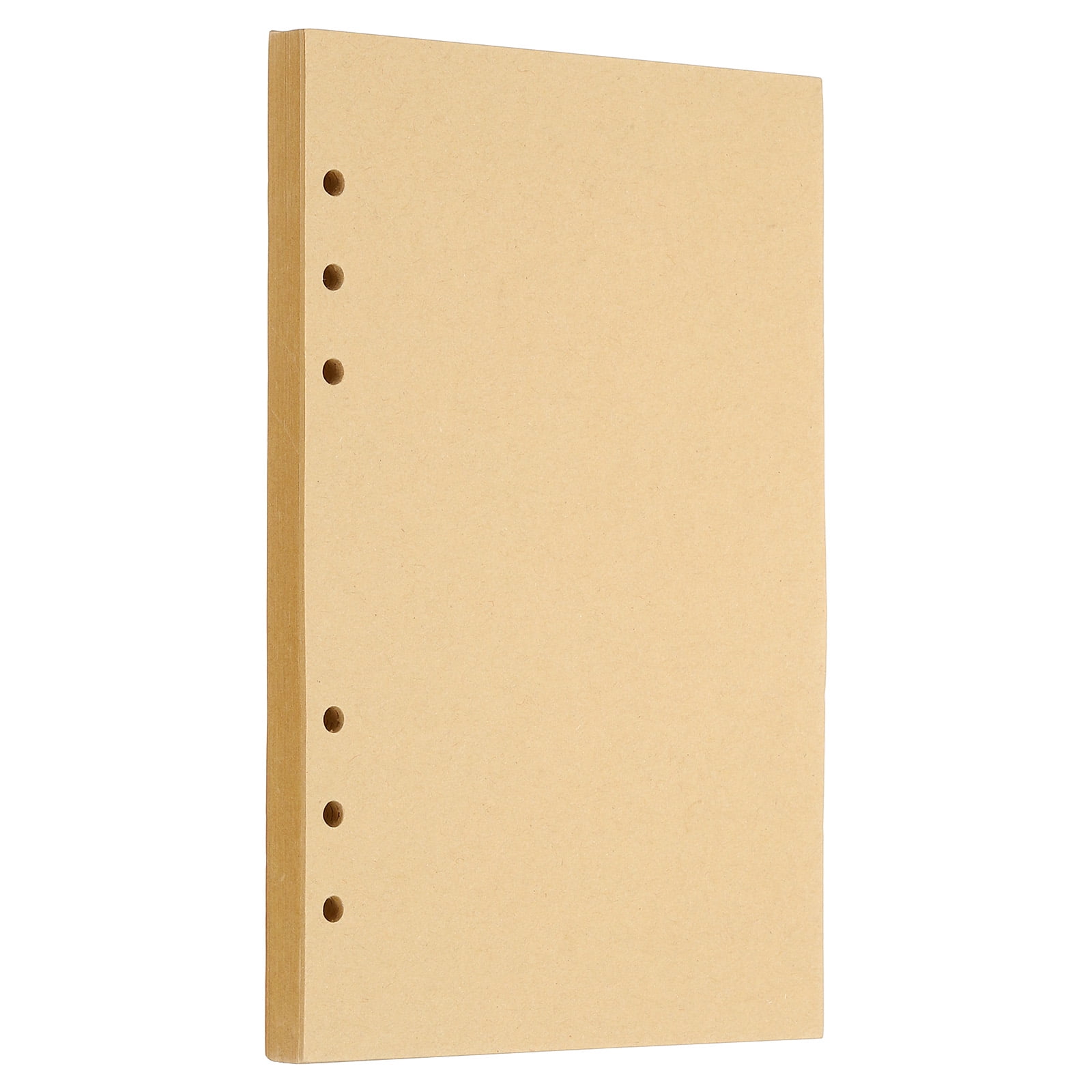 Uxcell A5 Refill Paper, Unlined Blank Kraft Paper Refillable Paper 6 ...