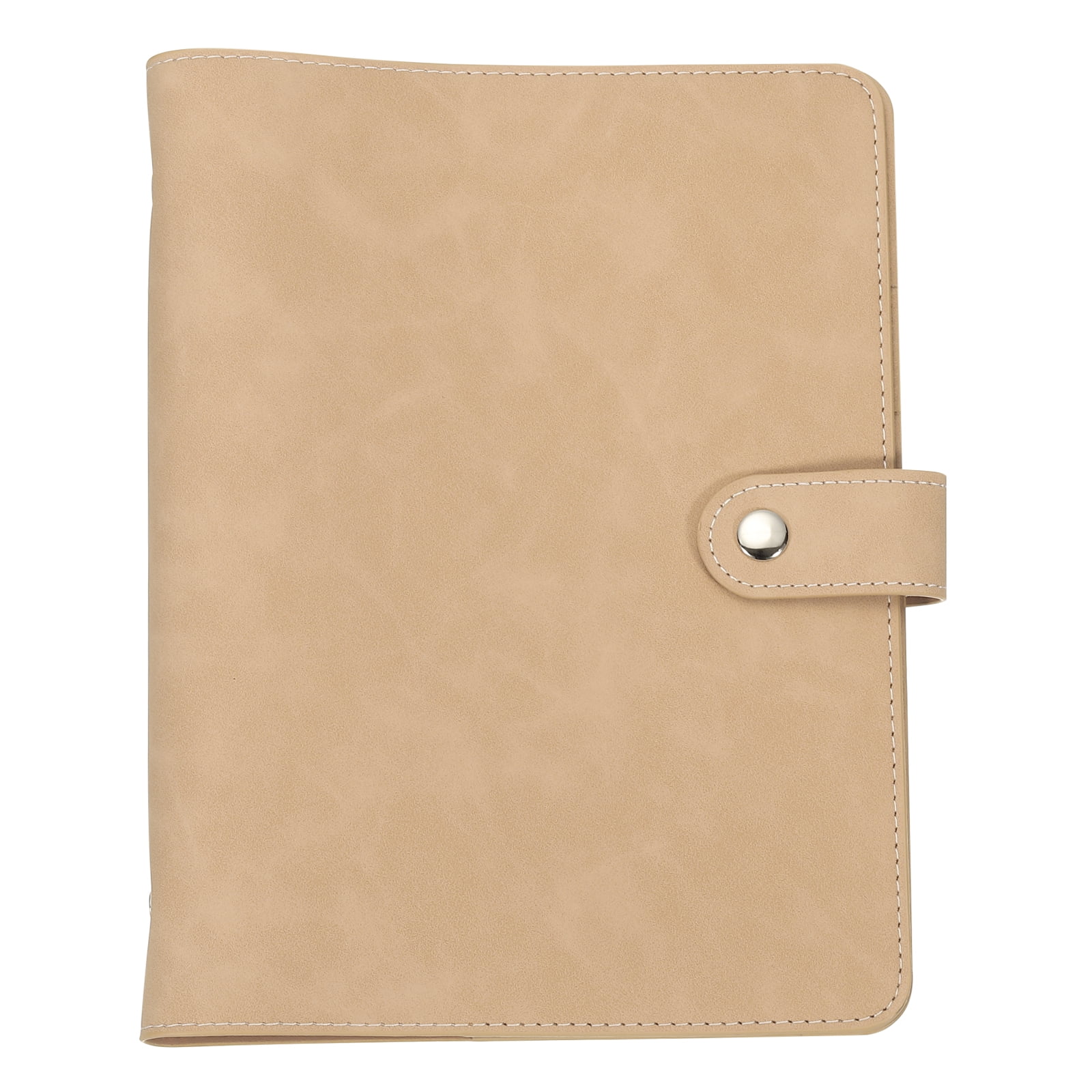 Uxcell A5 PU Leather Binder Cover, 6 Ring Loose Leaf Binder Protector ...