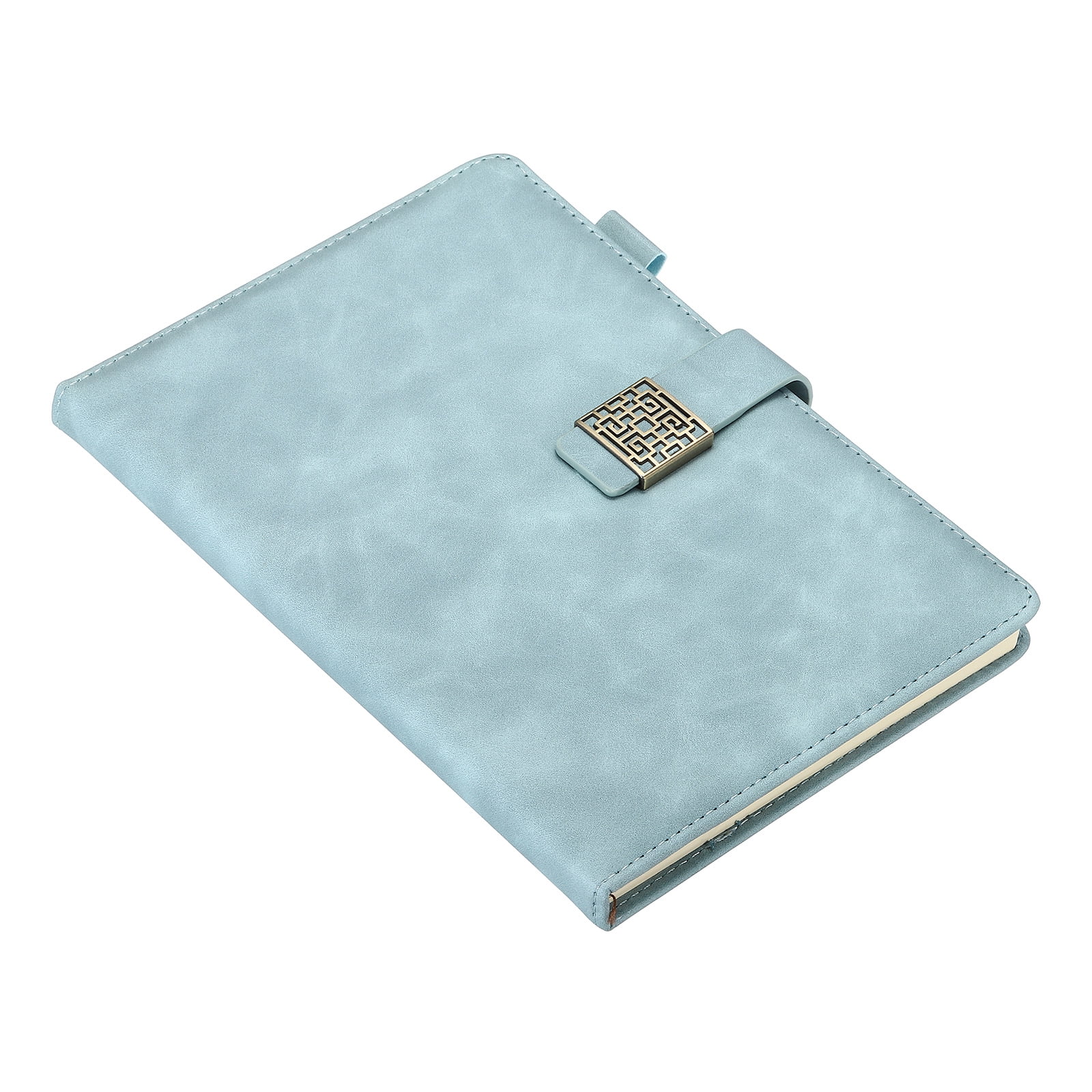 Uxcell A5 PU Leather Notebook Soft Cover 100 Sheet 80 Gsm Thick Lined ...